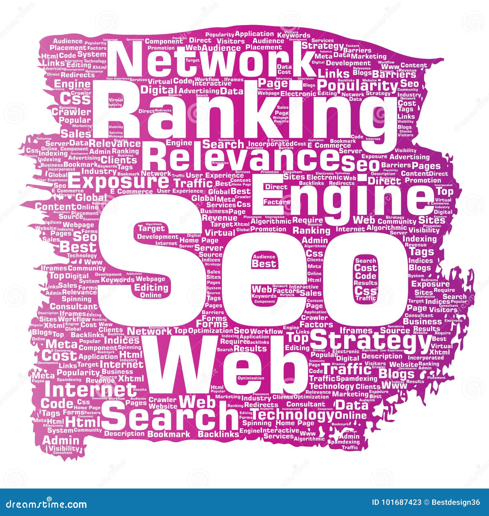 Vector Search Results Engine Optimization Top Rank, Seo Stock Vector ...