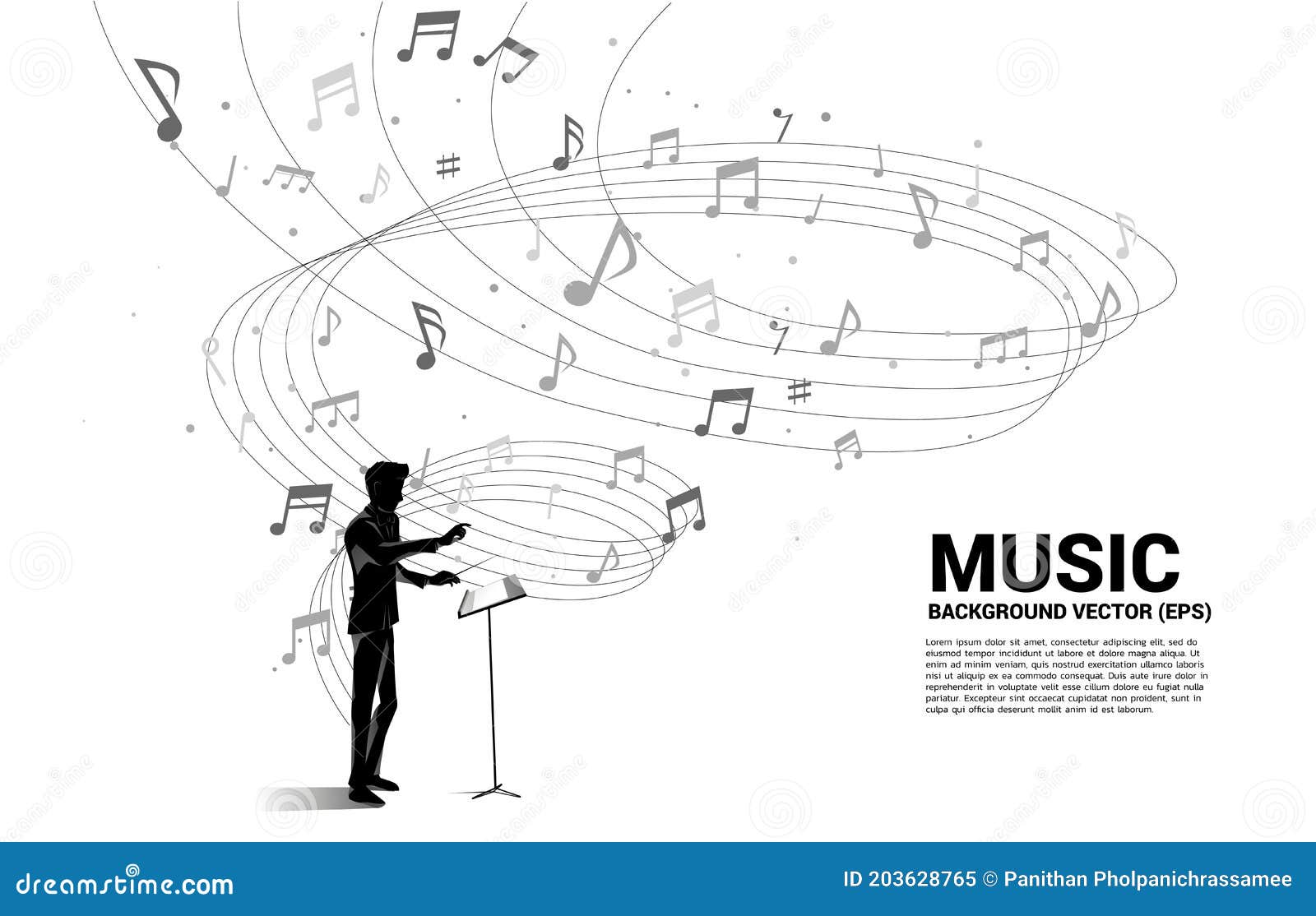 Vector Conductor Man Cartoon | CartoonDealer.com #44394556