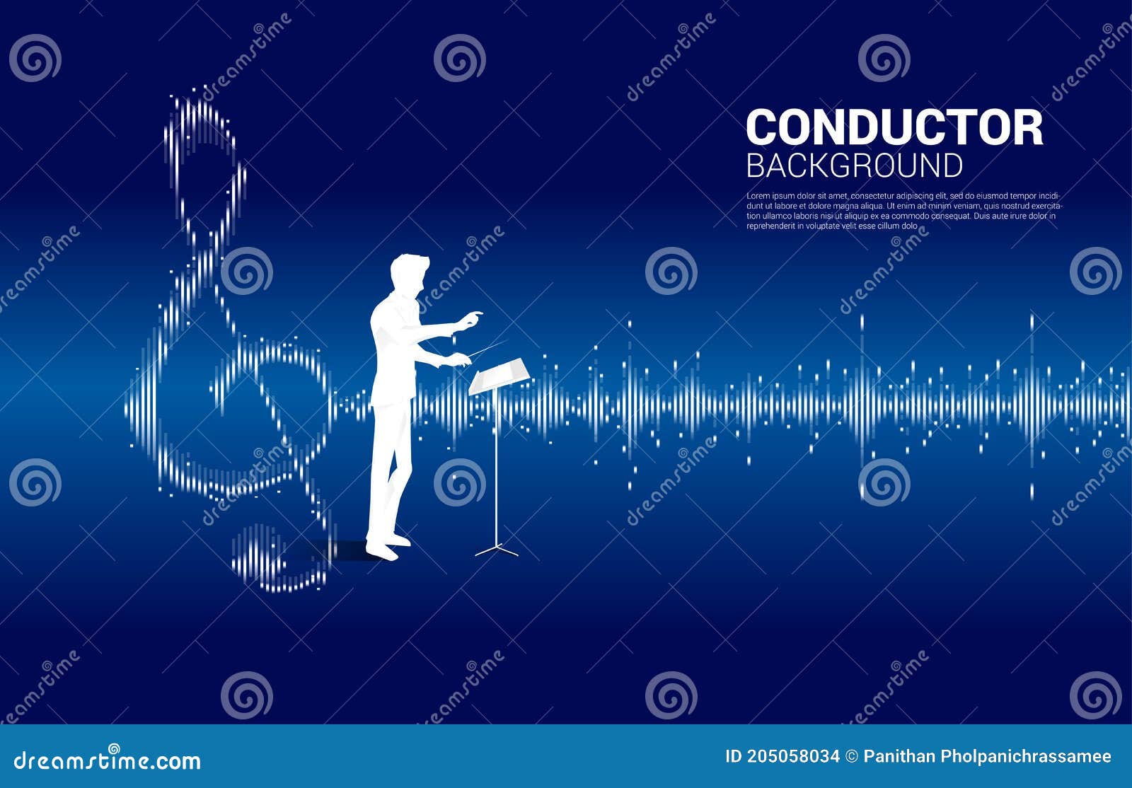 Vector Conductor Man Cartoon | CartoonDealer.com #44394556