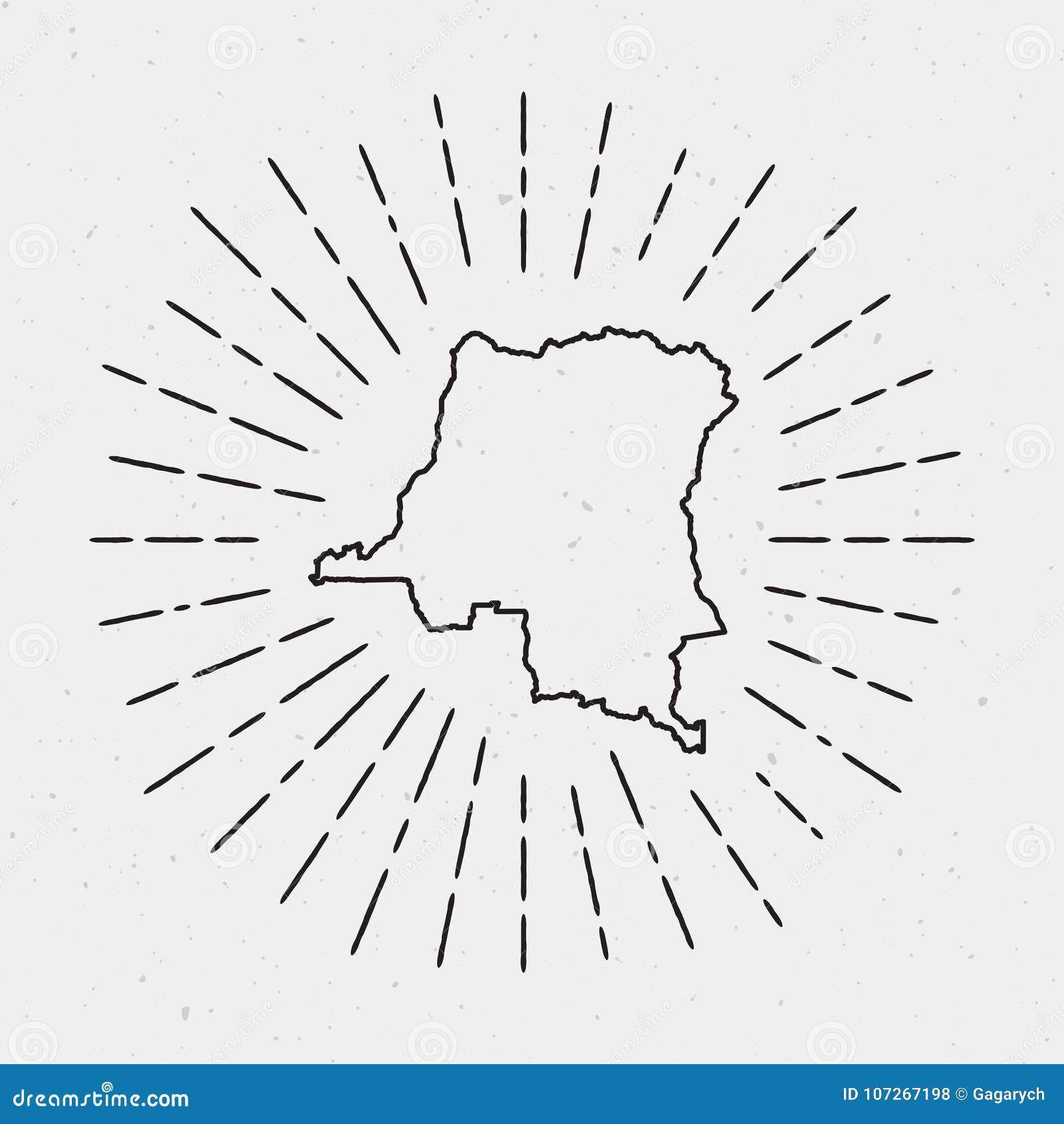 Vector Congo, the Democratic Republic of the Map. Stock Vector ...