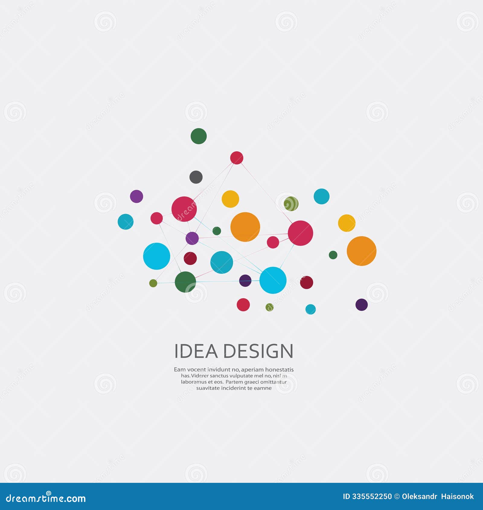 Vector Connect Design. Abstract Illustration Stock Illustration ...