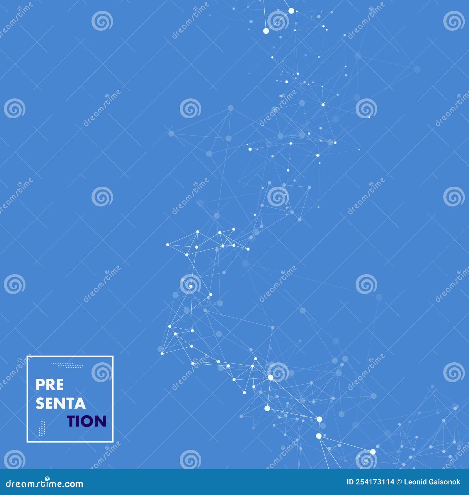 Vector Connect Line and Dot. Abstract Digital Technology Stock ...