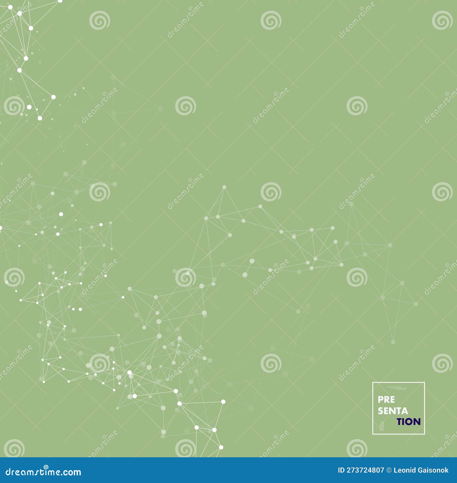 Vector Connect Line and Dot. Geometric Triangle Concept. Abstract ...