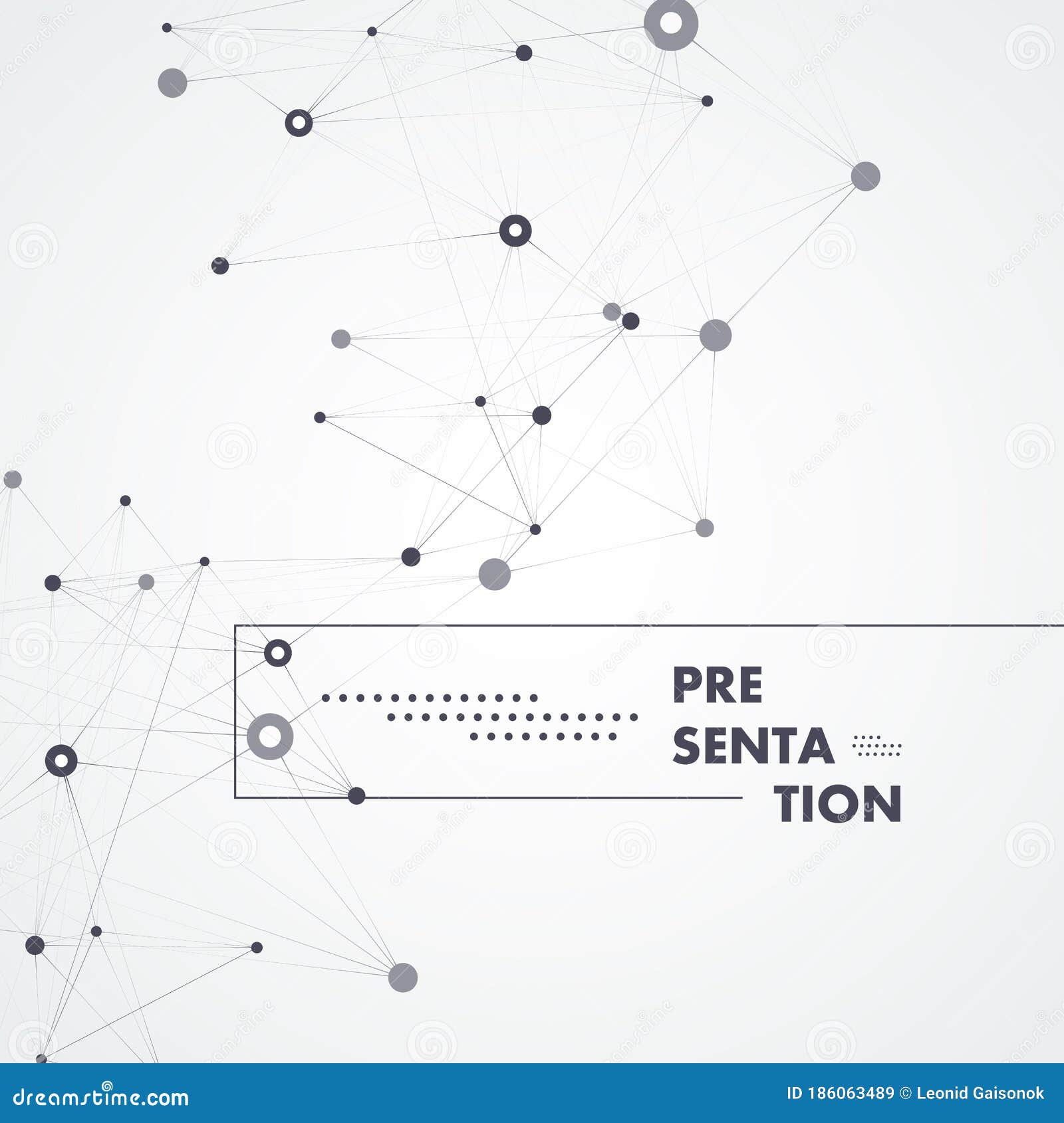 Vector Connection Abstract Molecules. Science and Technology Graphic ...