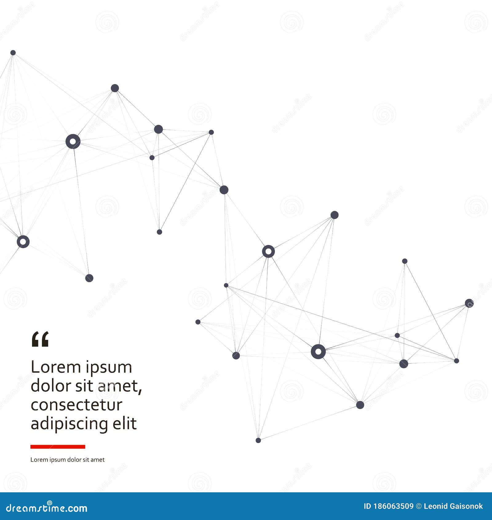 Vector Connection Abstract Molecules. Science and Technology Graphic ...