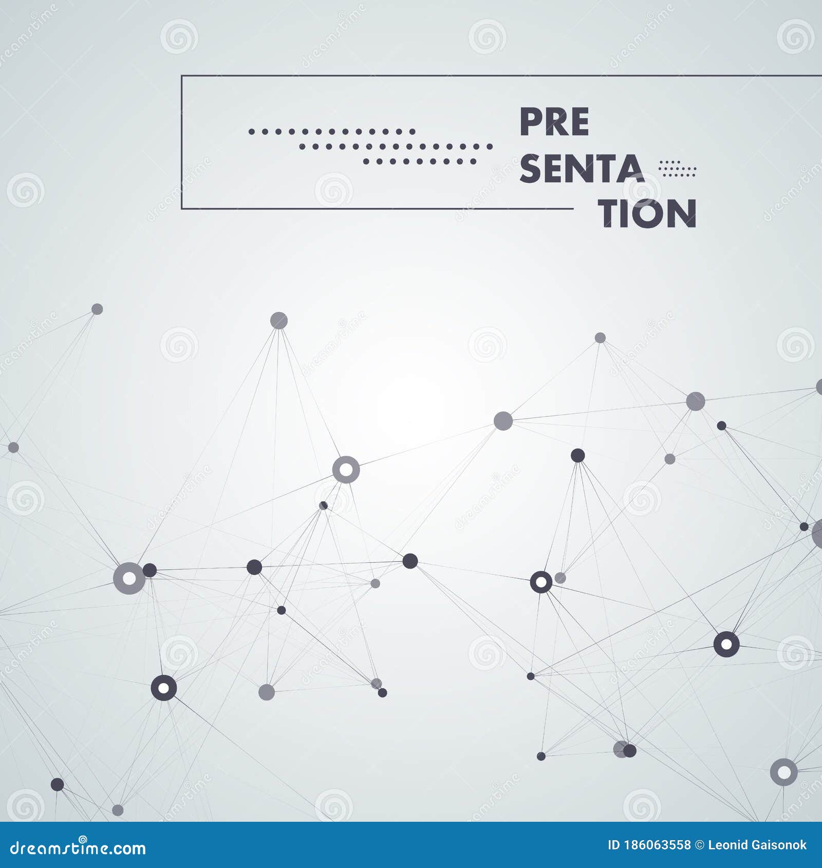 Vector Connection Abstract Molecules. Science and Technology Graphic ...