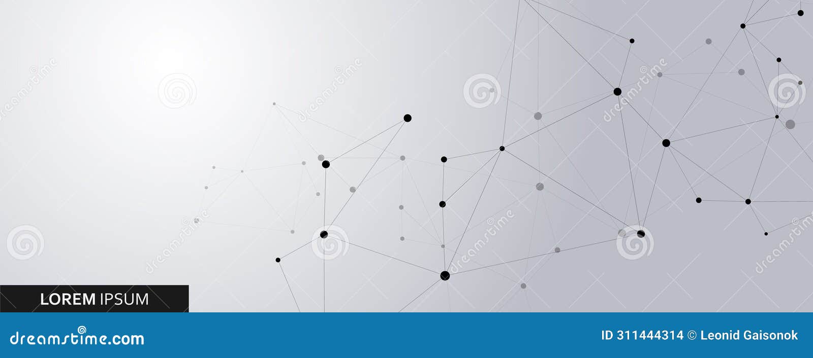 Vector Connection Element Structure. Abstract Polygonal Background ...