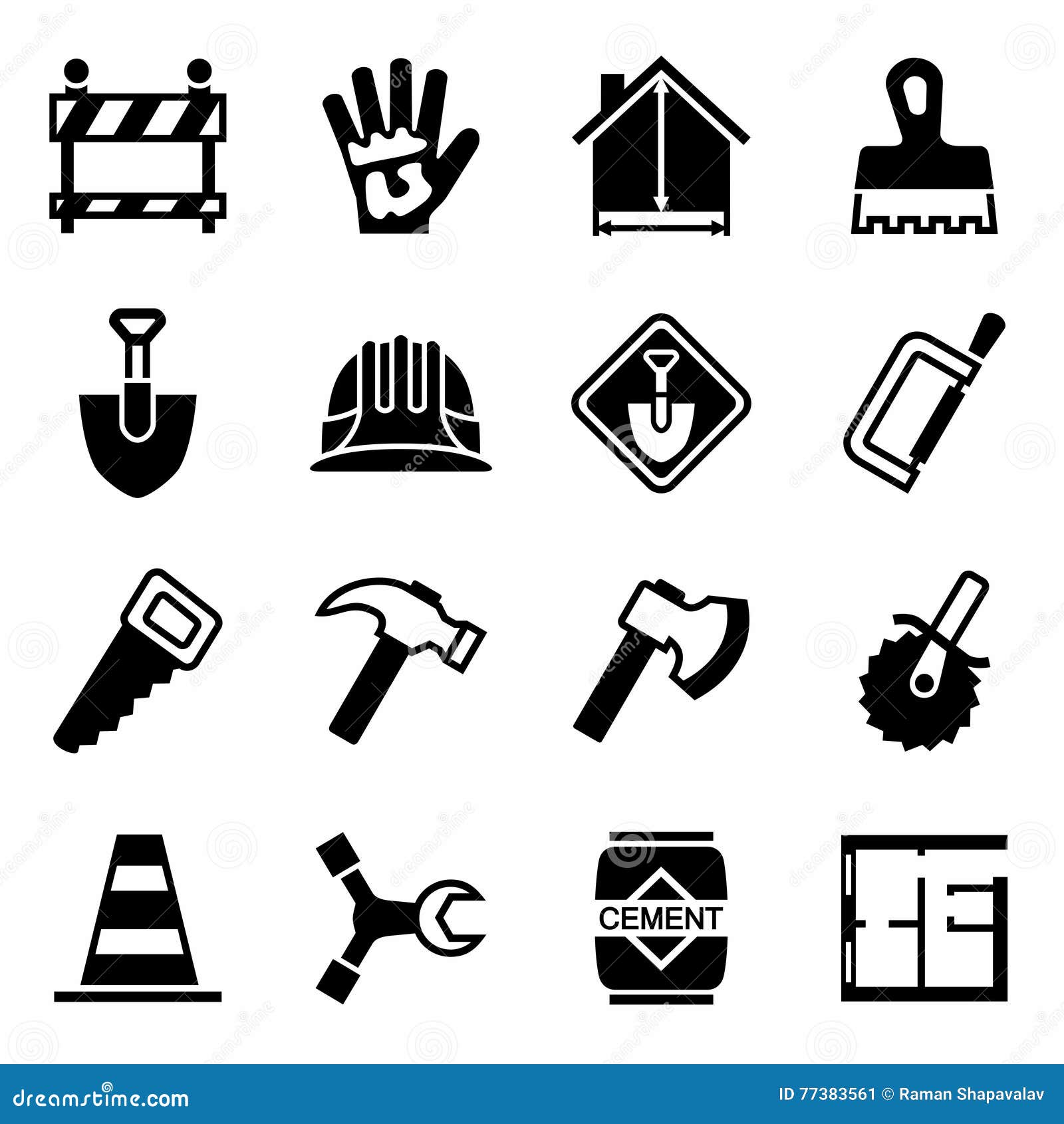 Construction vector icons - lopisolar