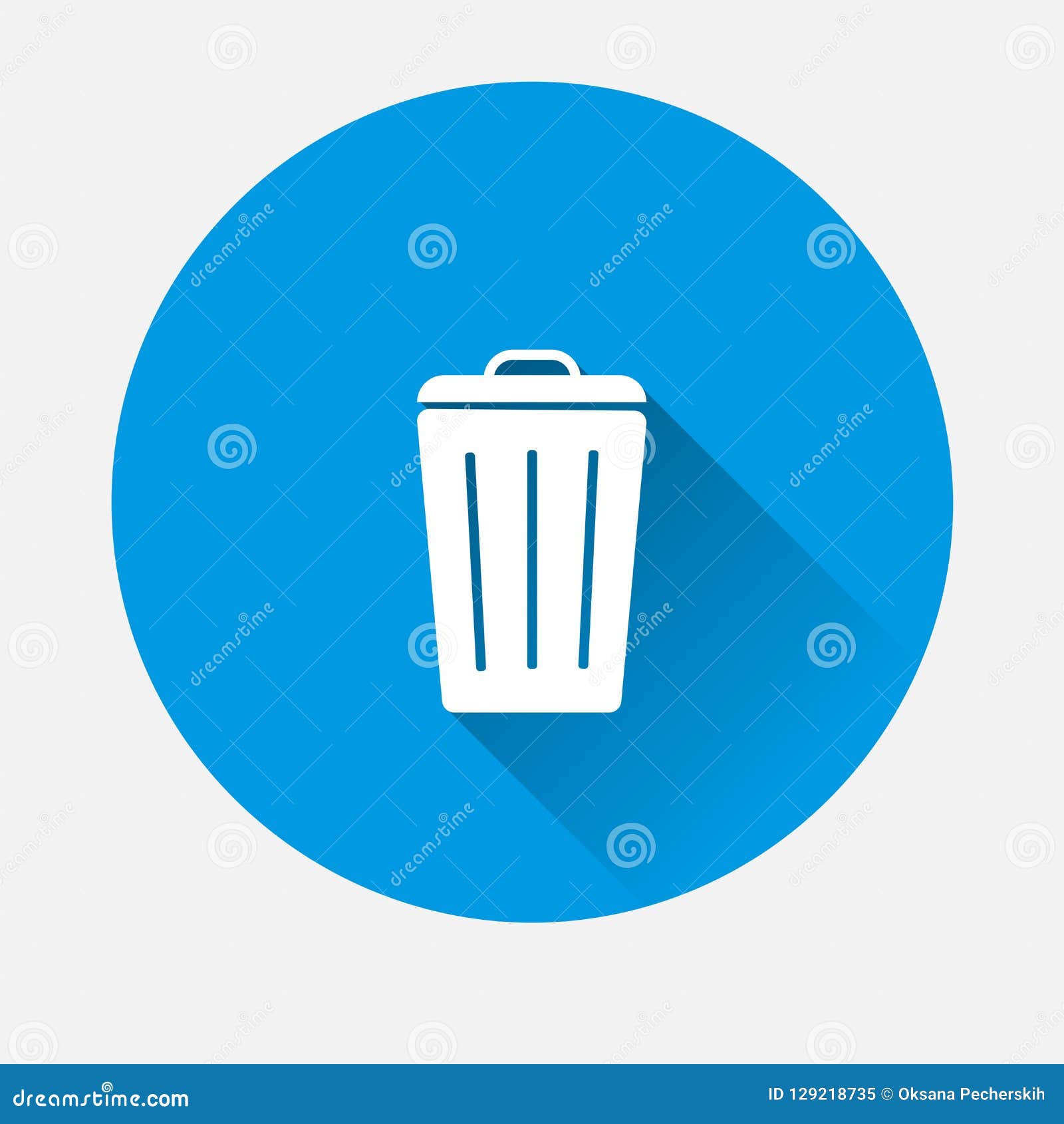 Container Recycling Of Garbage Sign Cartoon Style On White Isolated ...