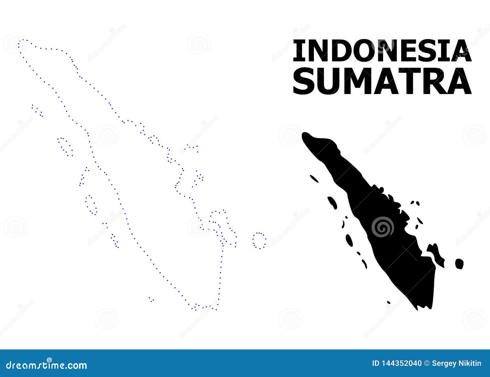 Vector Contour Dotted Map of Sumatra Island with Caption Stock Vector ... Vector Contour Dotted Map of Sumatra Island with Caption Stock Vector ...