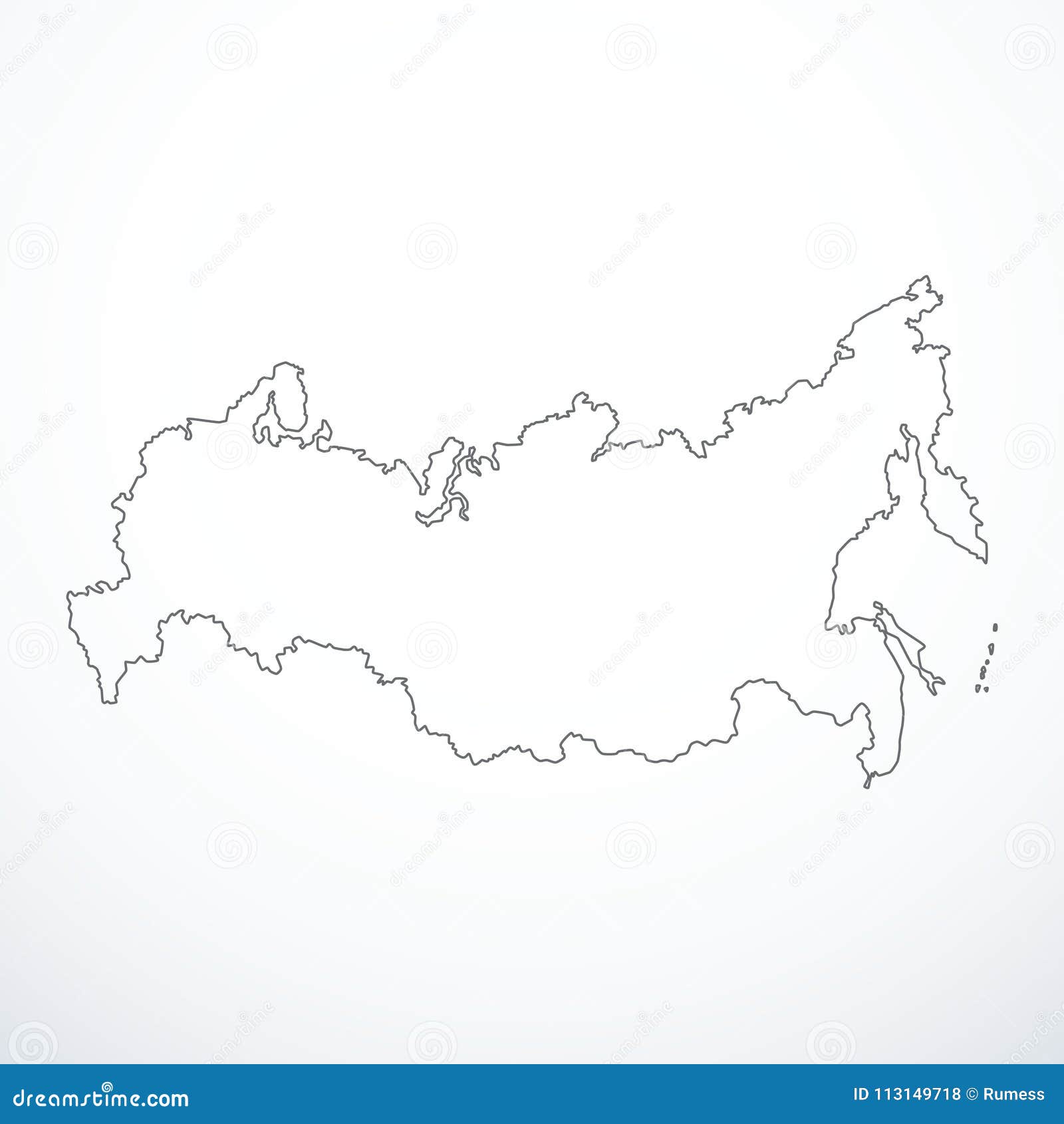 Russian Federation Map With Infographic Elements. Infographics Layouts ...