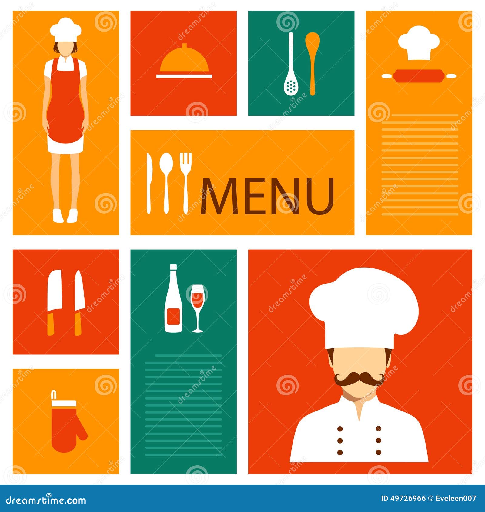 Vector cooking background, stock vector. Illustration of isolated ...