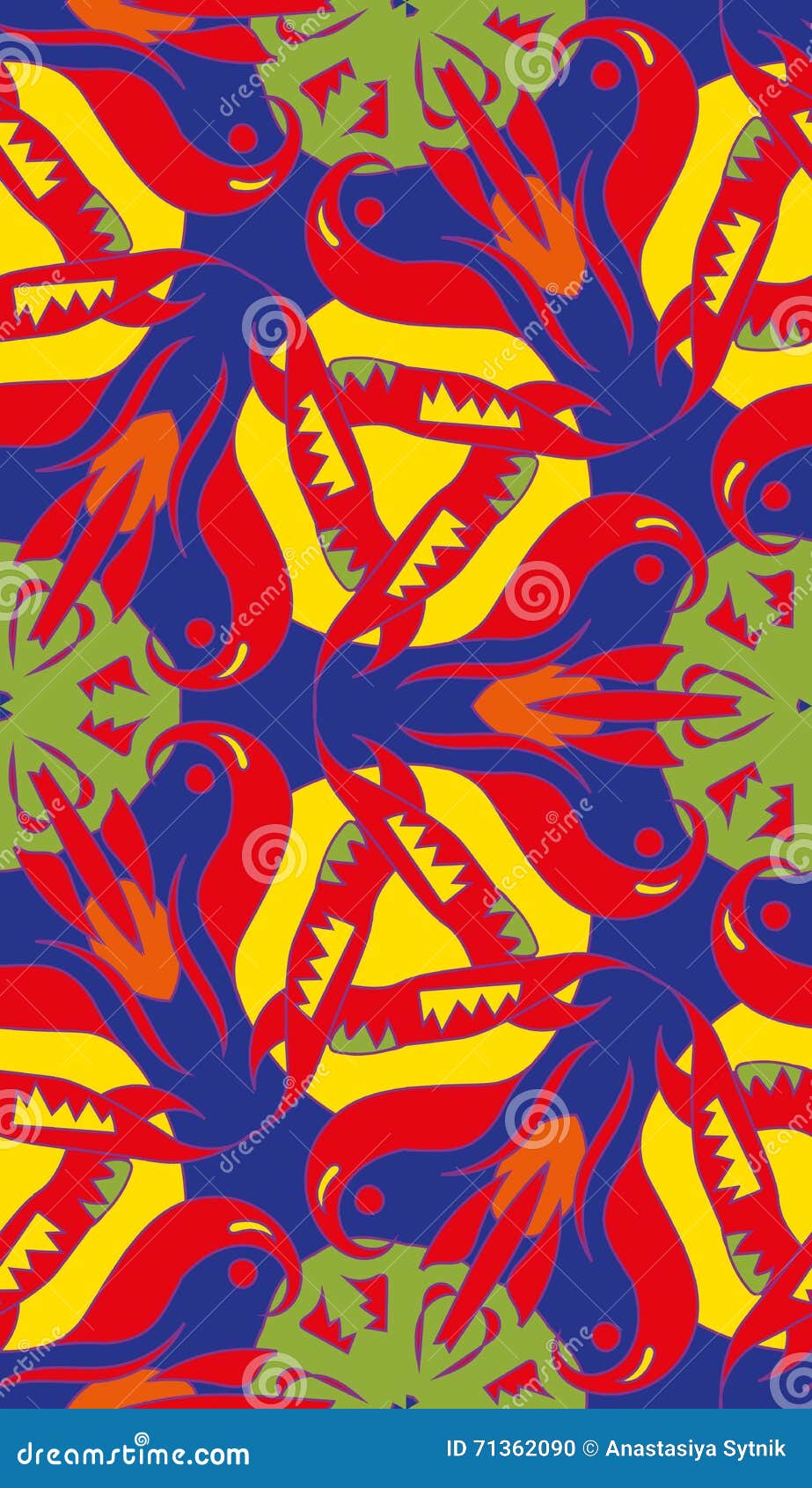 Vector Cool Abstract Seamless Colorfull Pattern Background Stock Vector ...