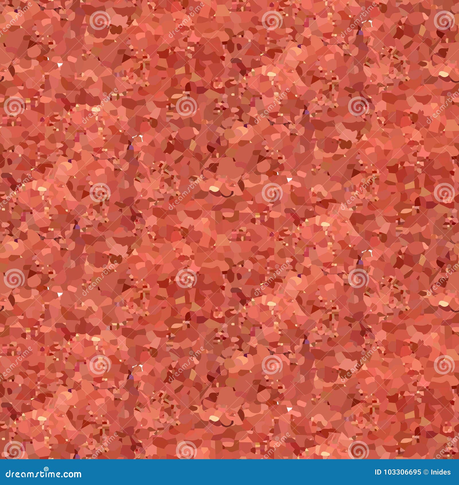 Vector Copper Glitter Sand Seamless Background. Stock Vector ...