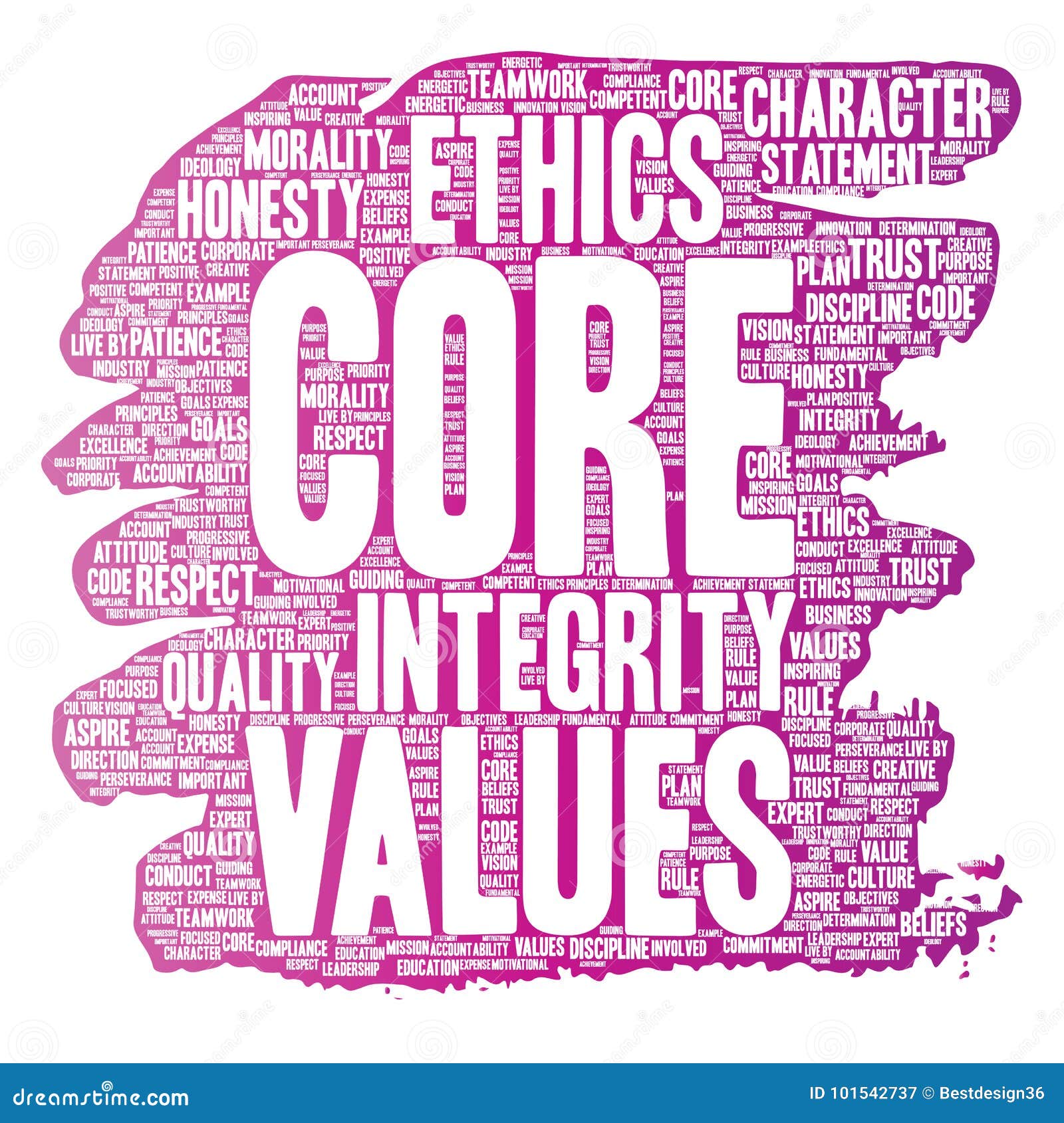 Vector Core Values Integrity Ethics Paint Brush Stock Vector ... Vector Core Values Integrity Ethics Paint Brush Stock Vector ...