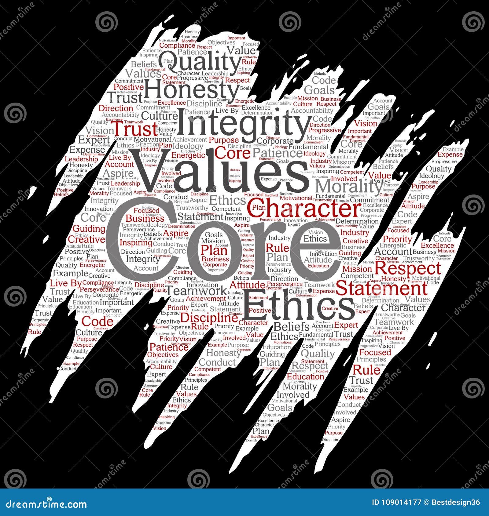 Vector Core Values Integrity Ethics Paint Brush Stock Illustration ... Vector Core Values Integrity Ethics Paint Brush Stock Illustration ...