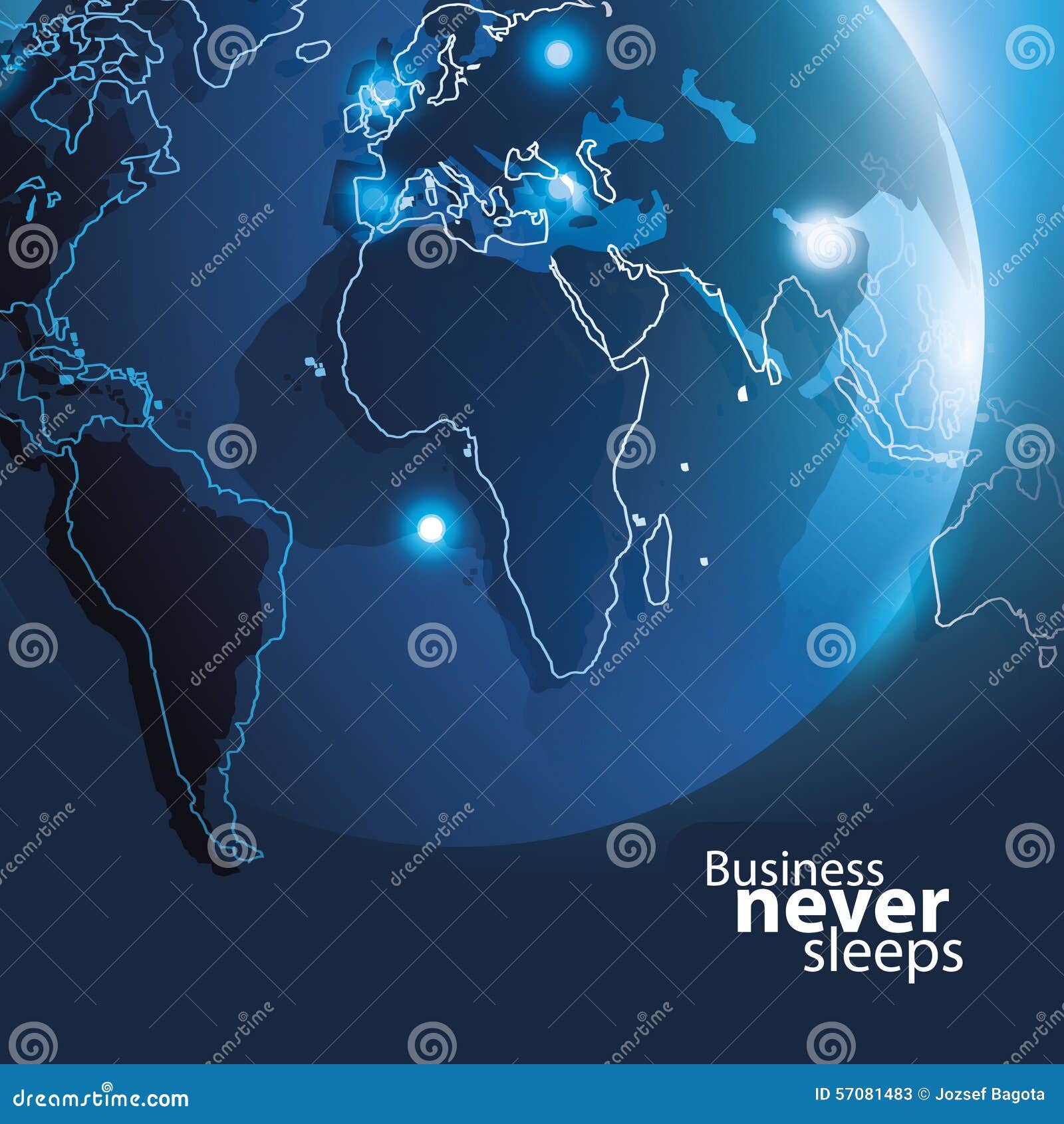 Vector Corporate Business Background with Earth Globe Stock Vector ...