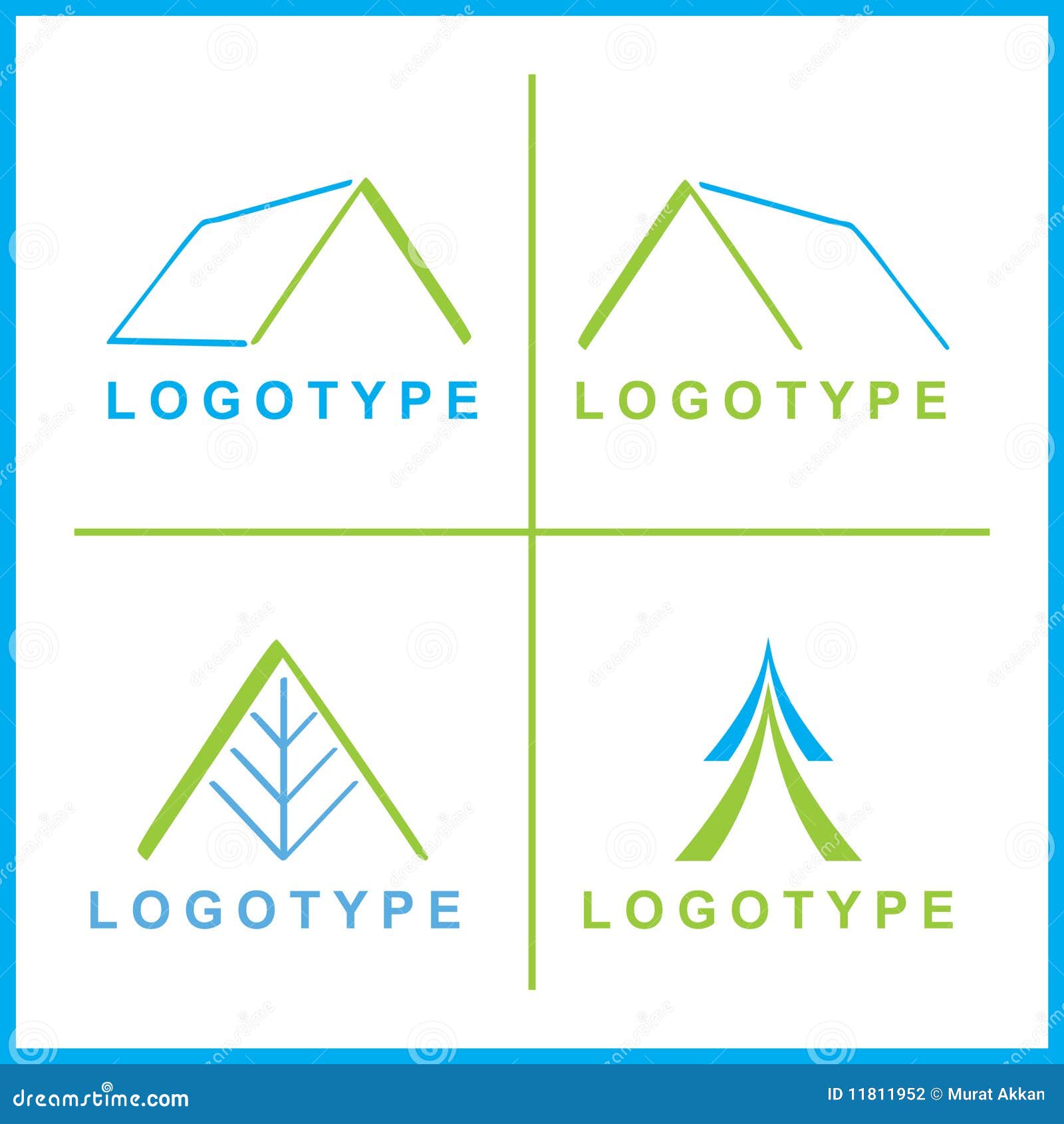 Vector corporate Logos stock vector. Illustration of colors - 11811952