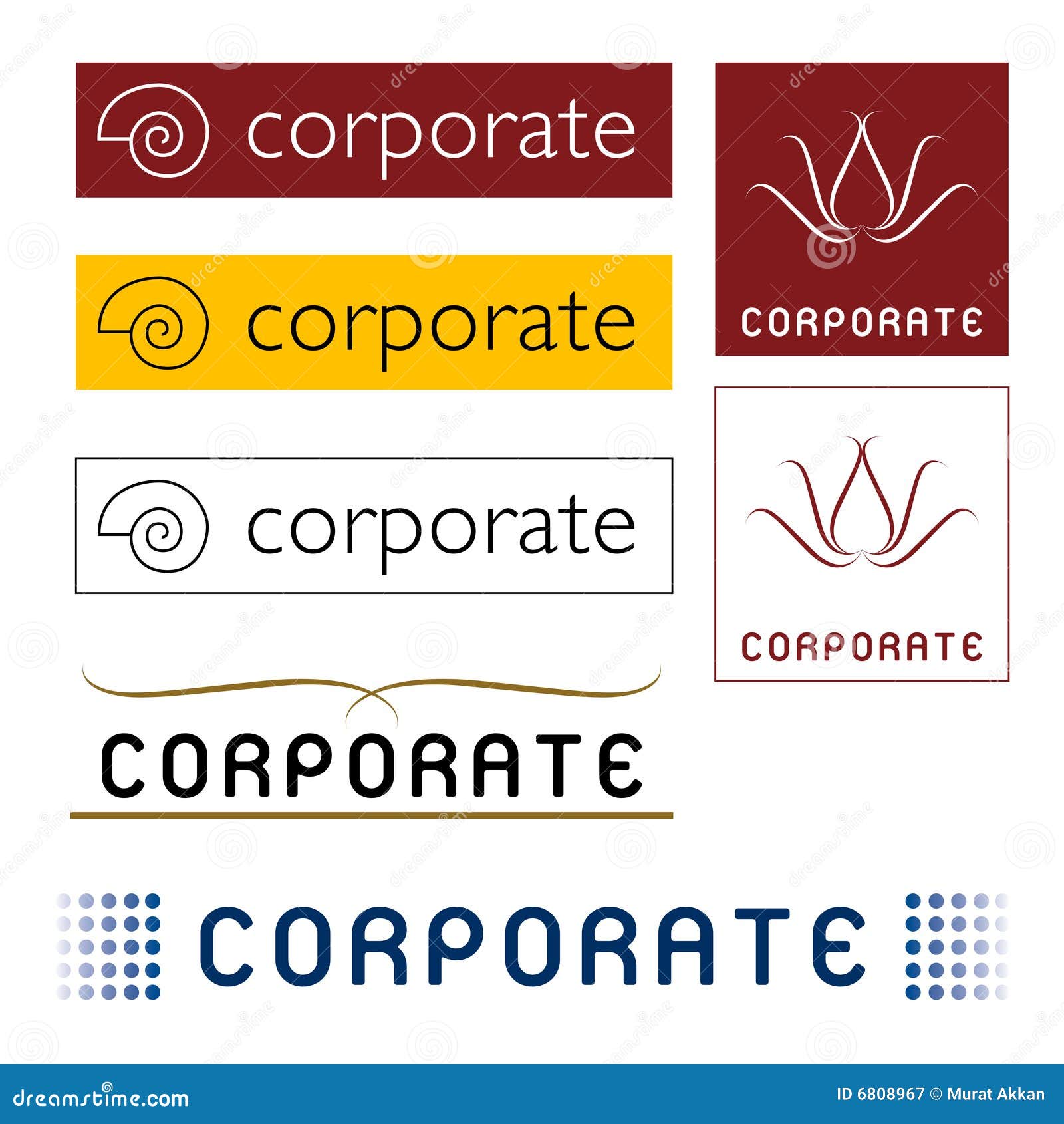 Vector Corporate Logos | CartoonDealer.com #6808967