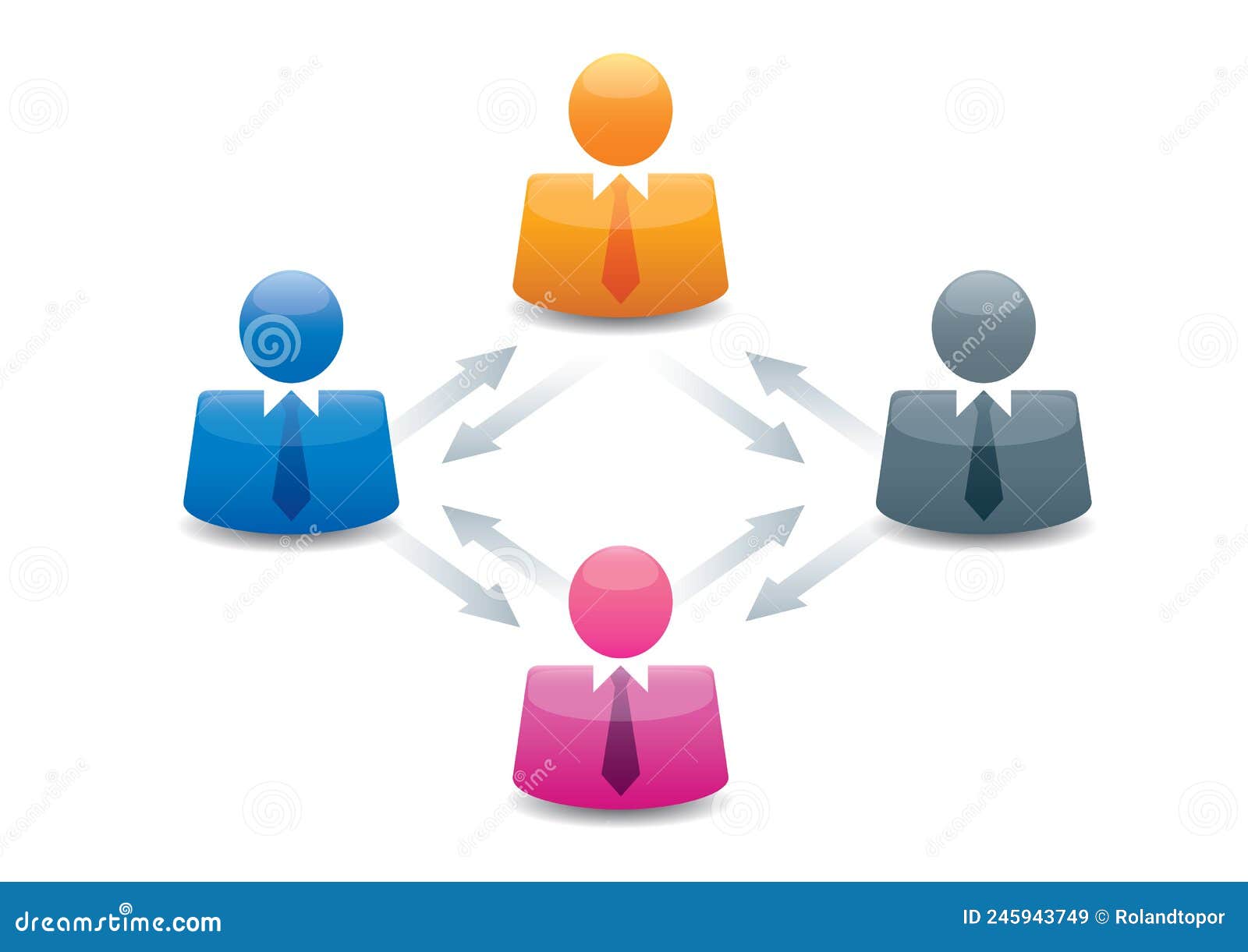 Vector corporate people stock vector. Illustration of communication ...