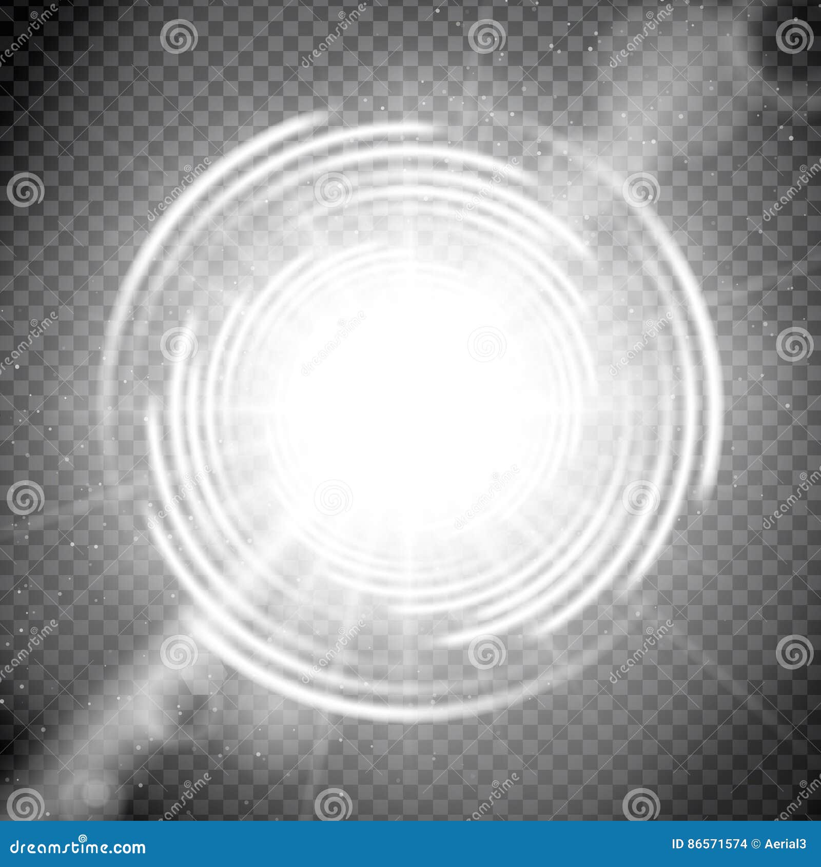 Vector Cosmic Light Effect with Transparency Stock Vector ...