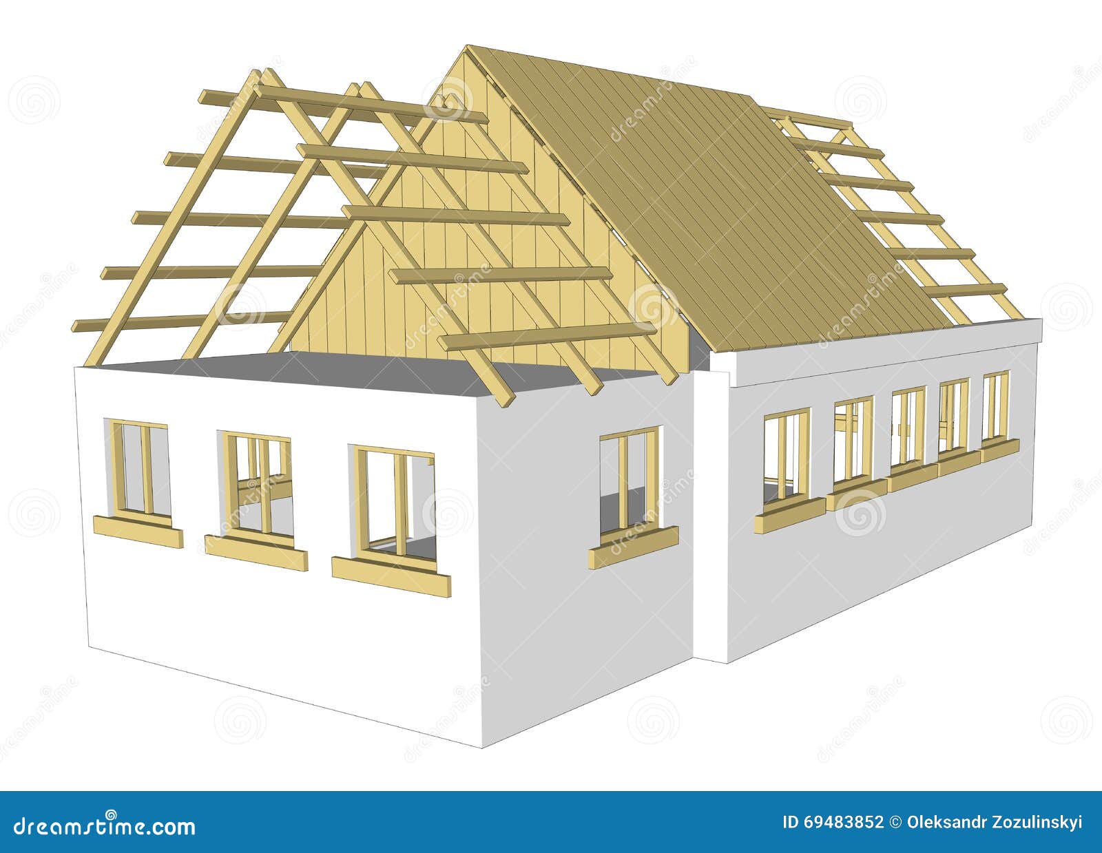 Set Of Vector Cottage Line Art Logo Minimal Illustration Design, Line ...