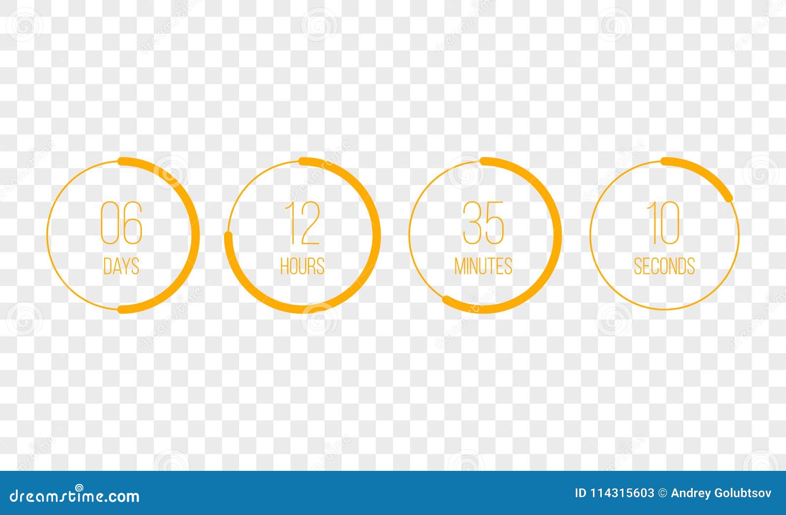Countdown Clock Counter Vector Digital Timer Stock Vector Illustration Of Counter Gradient