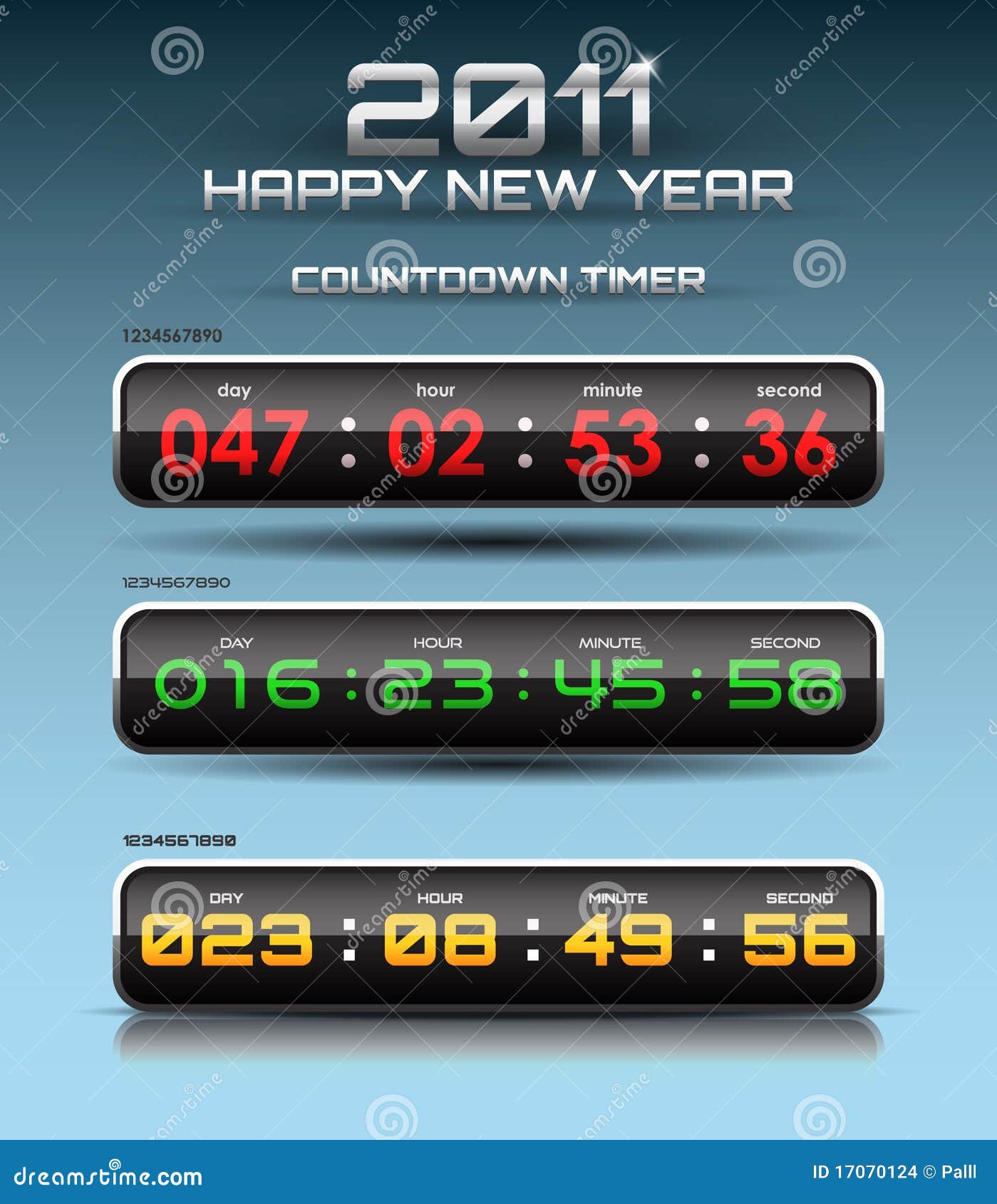 Vector countdown timer stock vector. Illustration of meter - 17070124