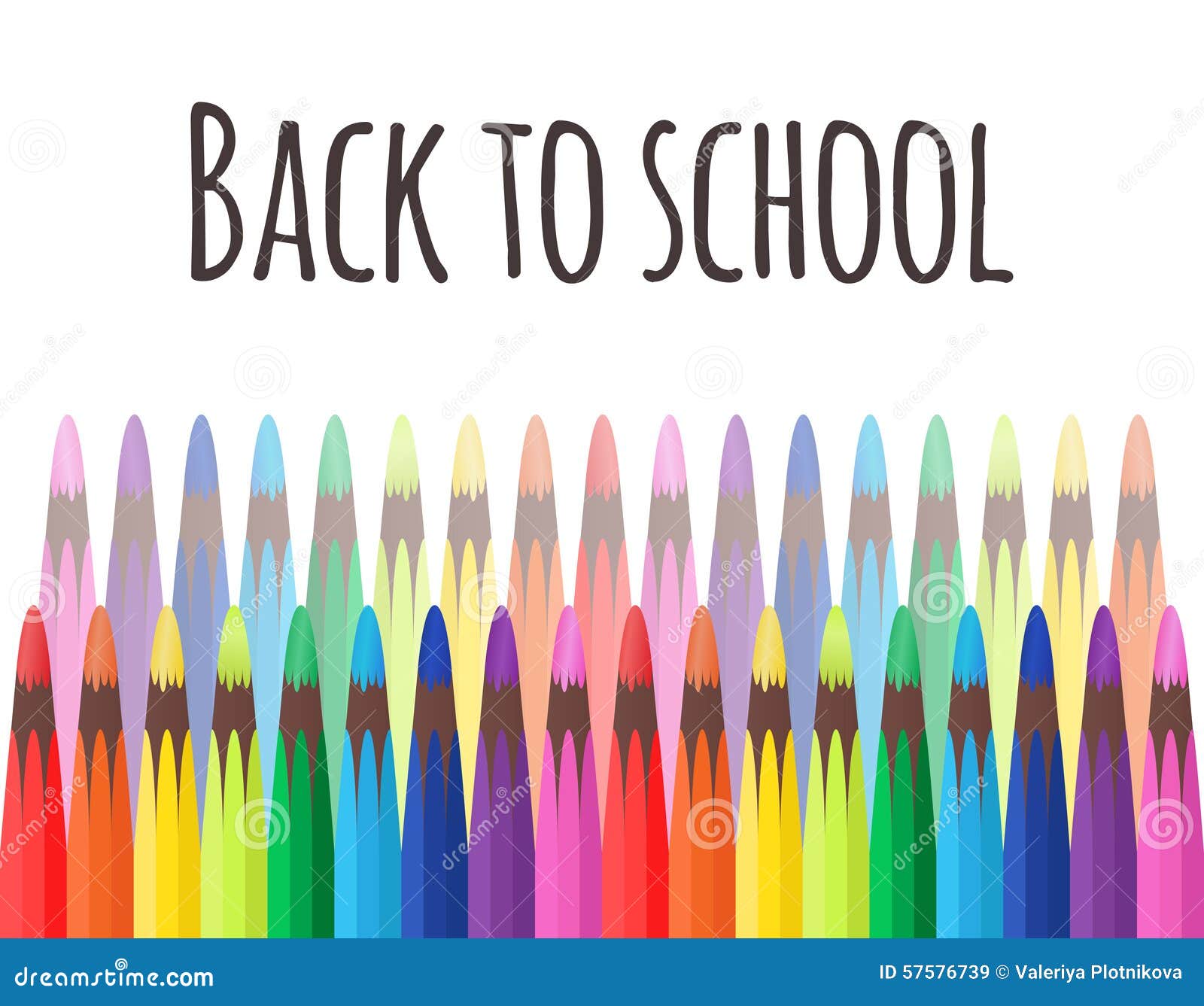 Vector Cover with Colored Pencils Stock Vector - Illustration of design ...