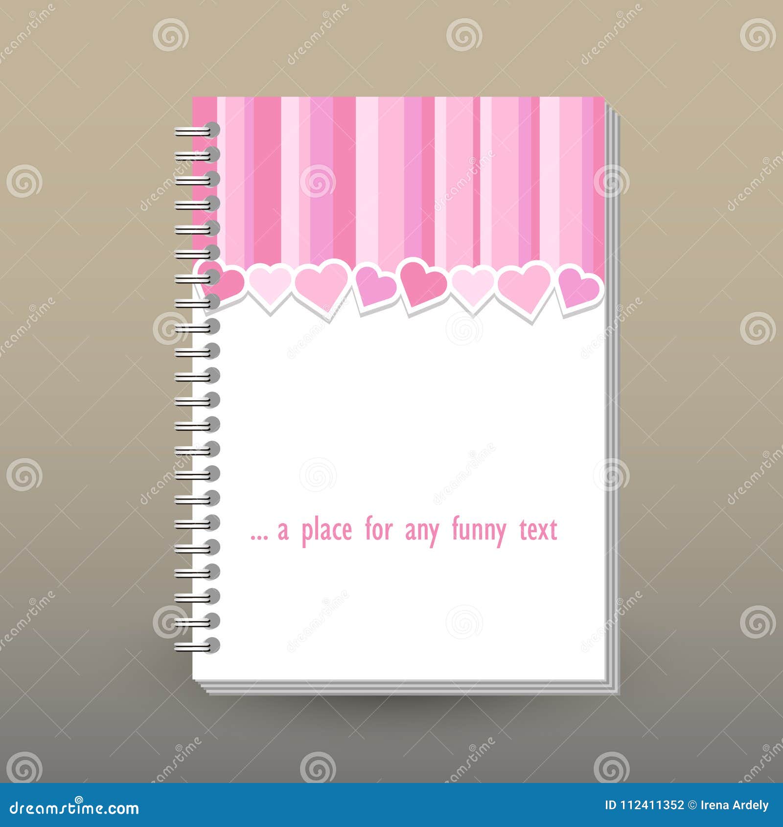 Diary With Ring Binder Stock Photo | CartoonDealer.com #3786312