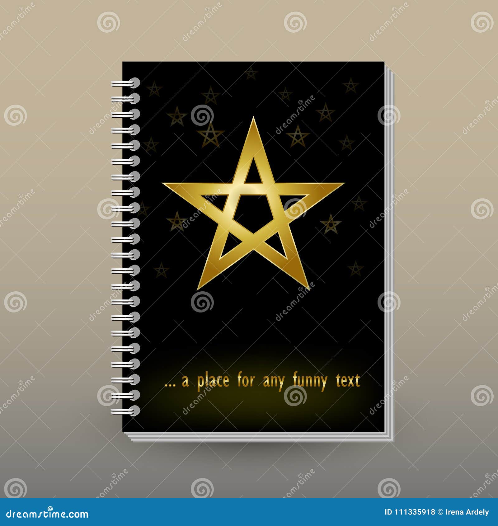 Gold Pentagram Icon With Five Elements : Spirit , Air , Earth , Fire ...