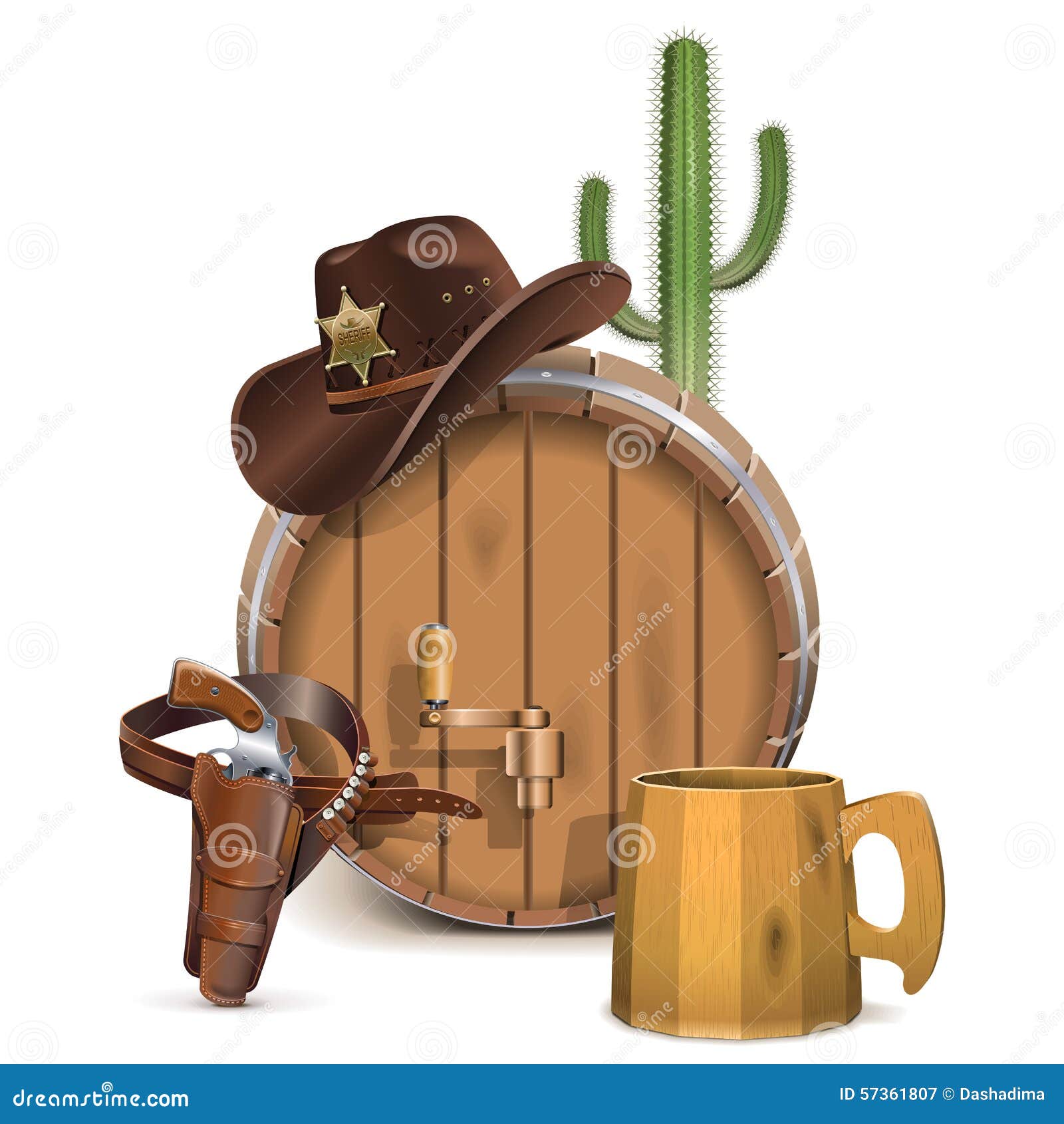 Vector Cowboy Bar Concept stock vector. Illustration of cowboy - 57361807