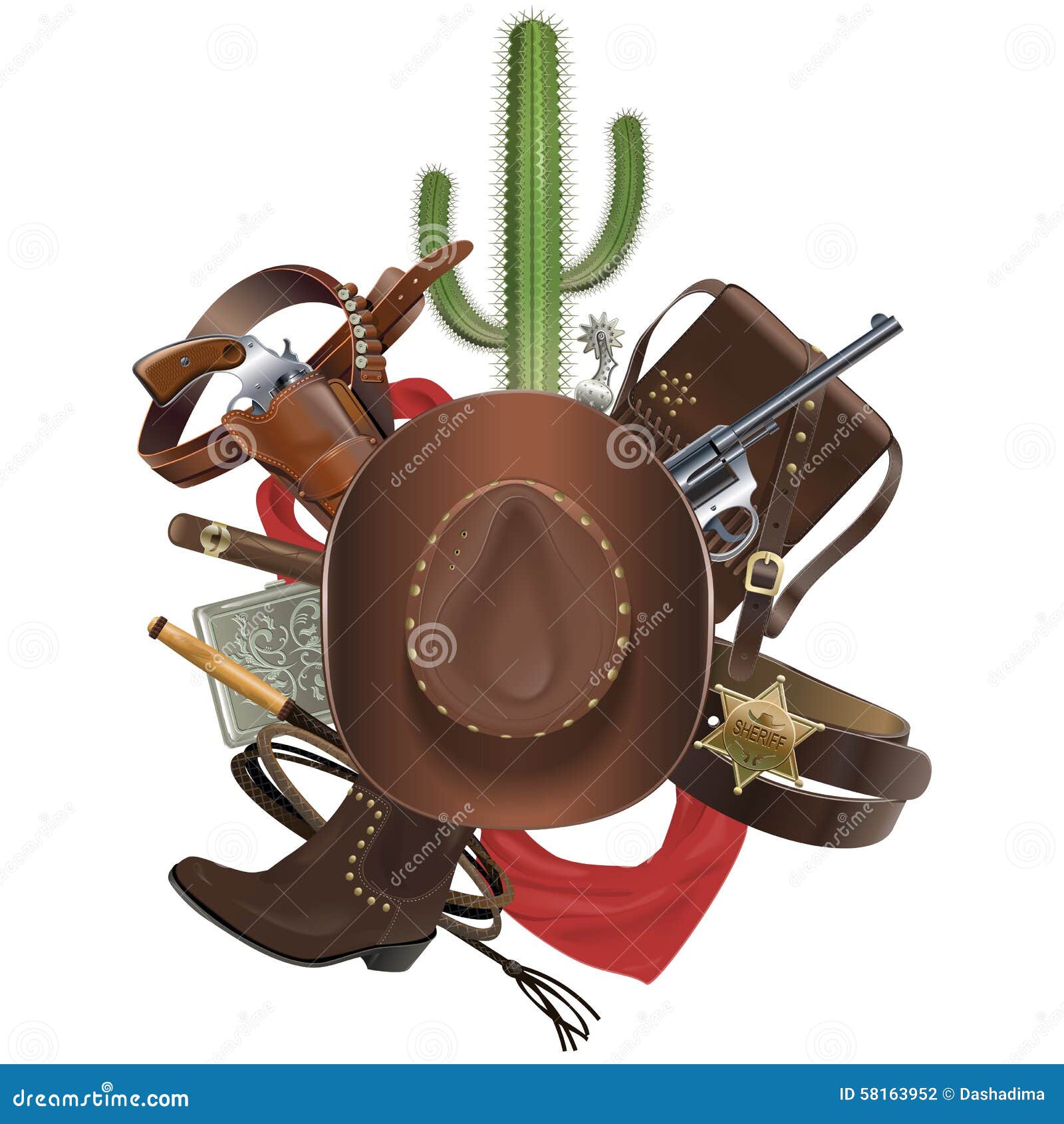 Cowboy Concept Vector Linear Icon Isolated On Transparent Background ...