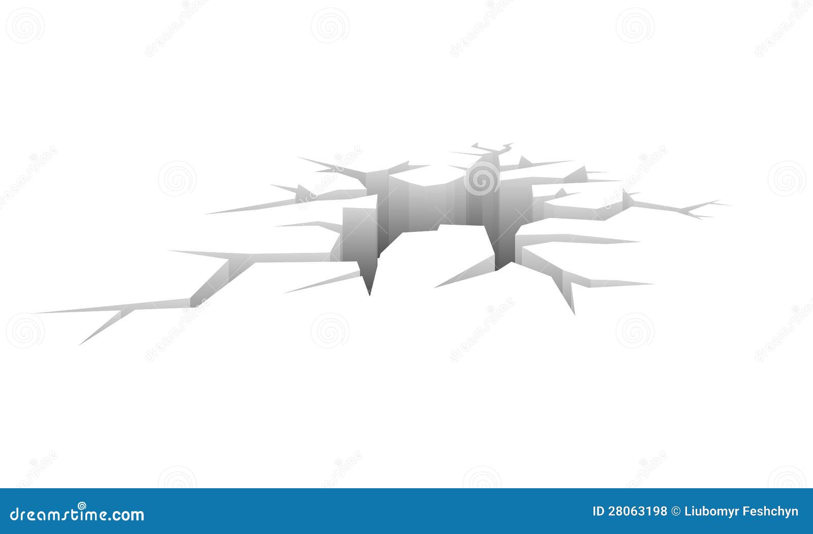 Vector Crack Drawing | CartoonDealer.com #175029892