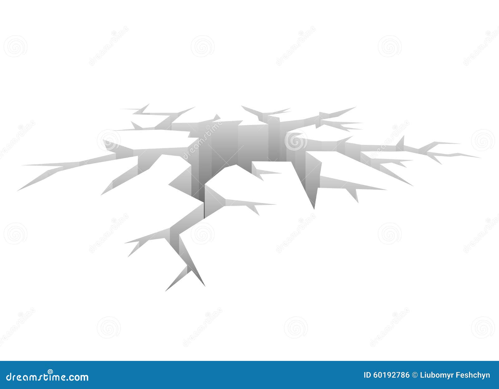 Vector Crack Drawing | CartoonDealer.com #175029892