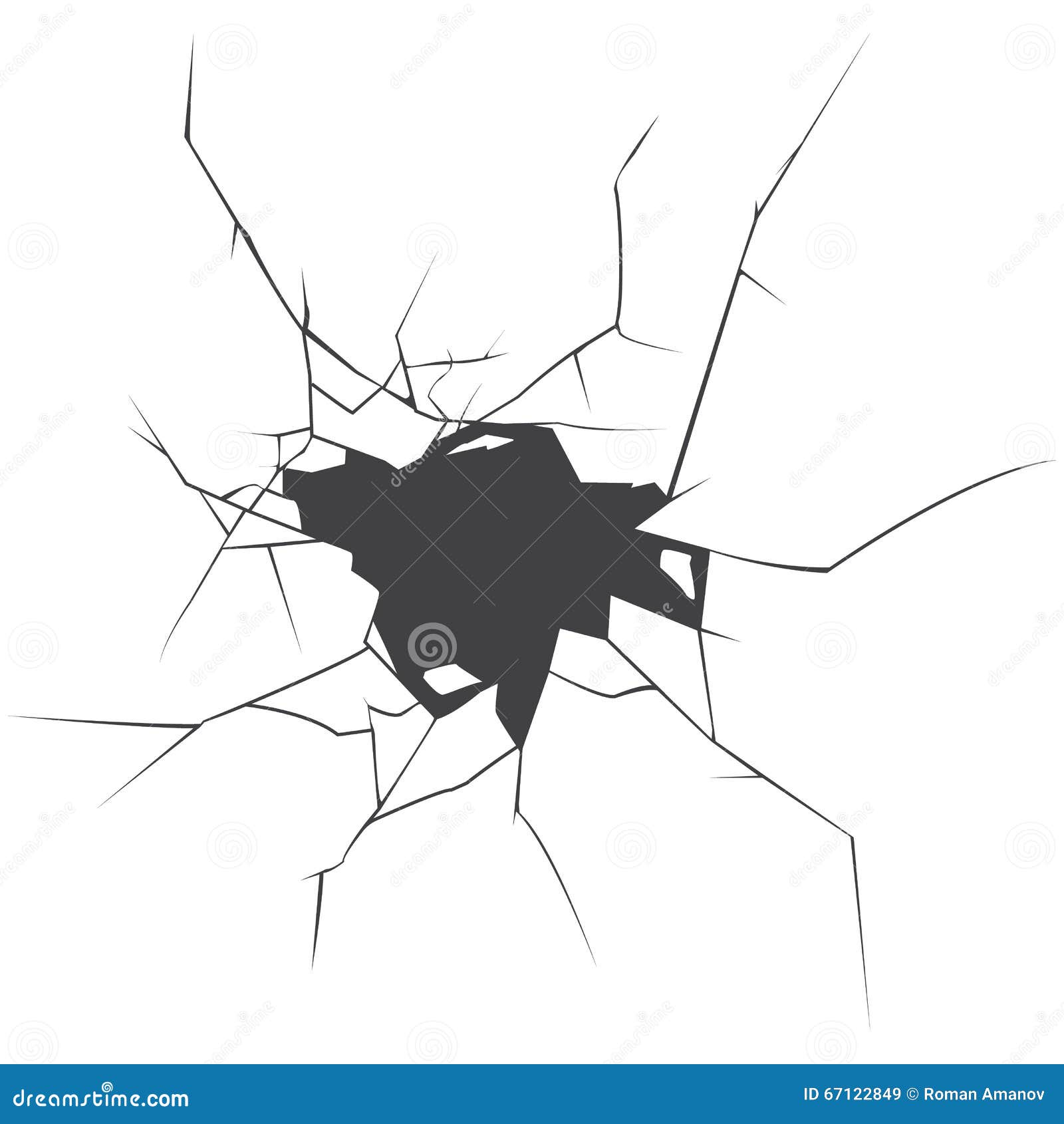 Vector Cracks. Cracked Earth. Royalty-Free Illustration | CartoonDealer ...