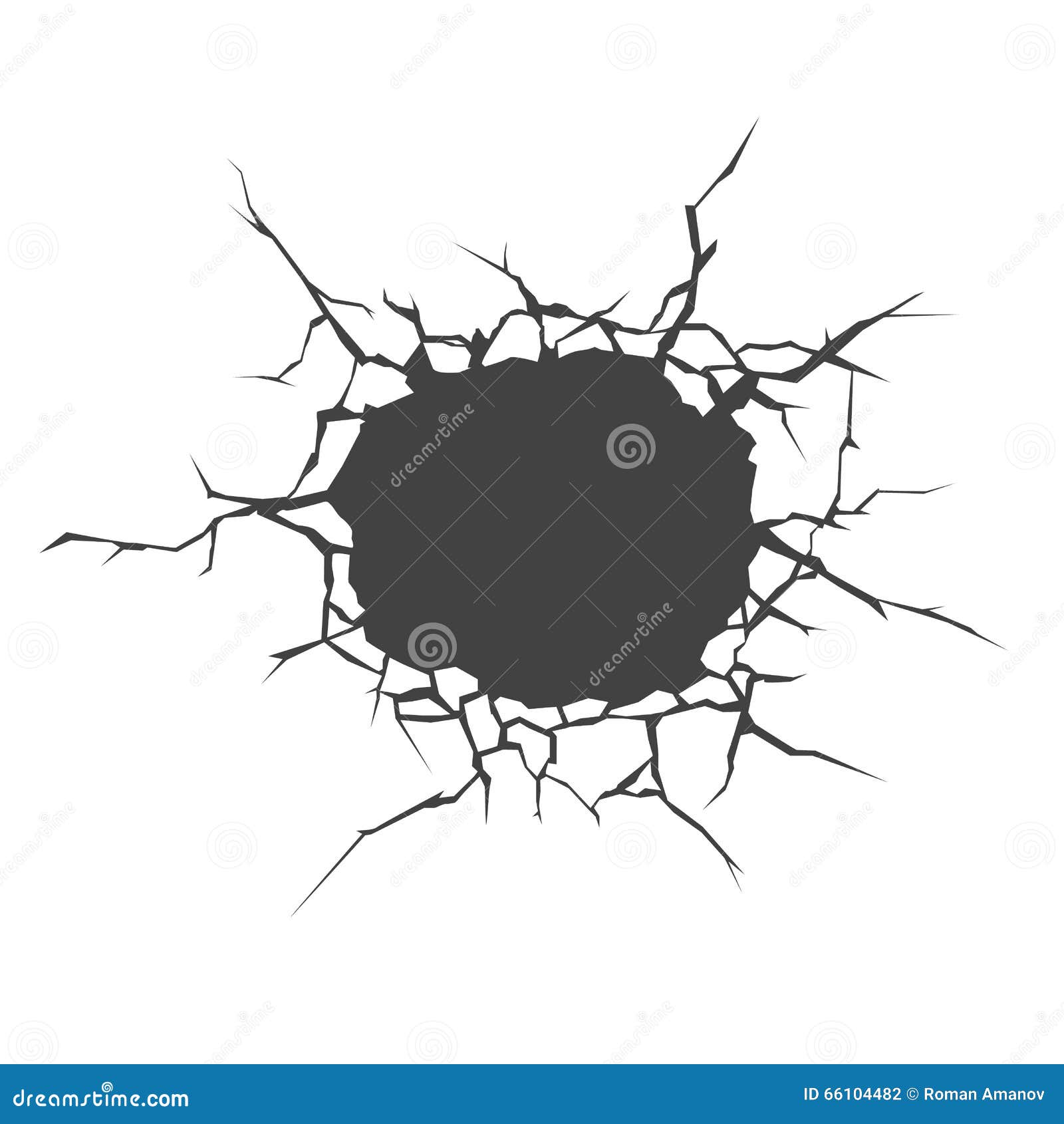 Vector Cracks. Cracked Earth. Stock Vector - Illustration of graphic ...