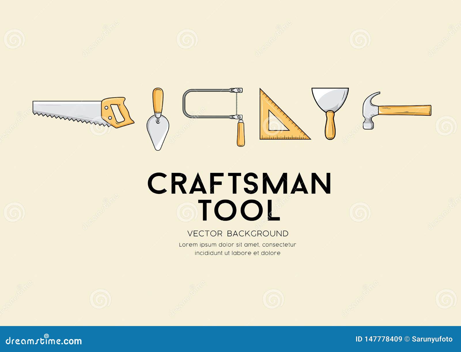 Craftsman Tool Icon Set. Contains Such Icons As Ruler, Paint Brush ...