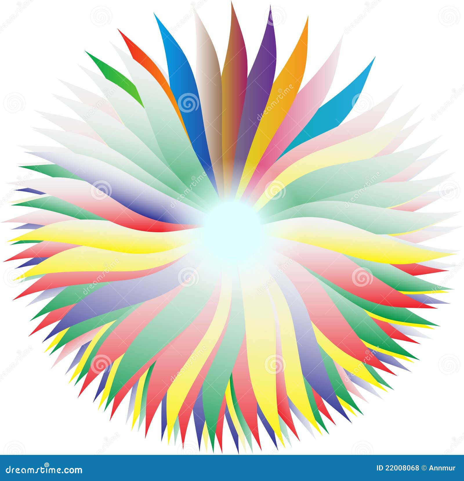 Vector Crazy stock vector. Illustration of abstract, rainbow - 22008068