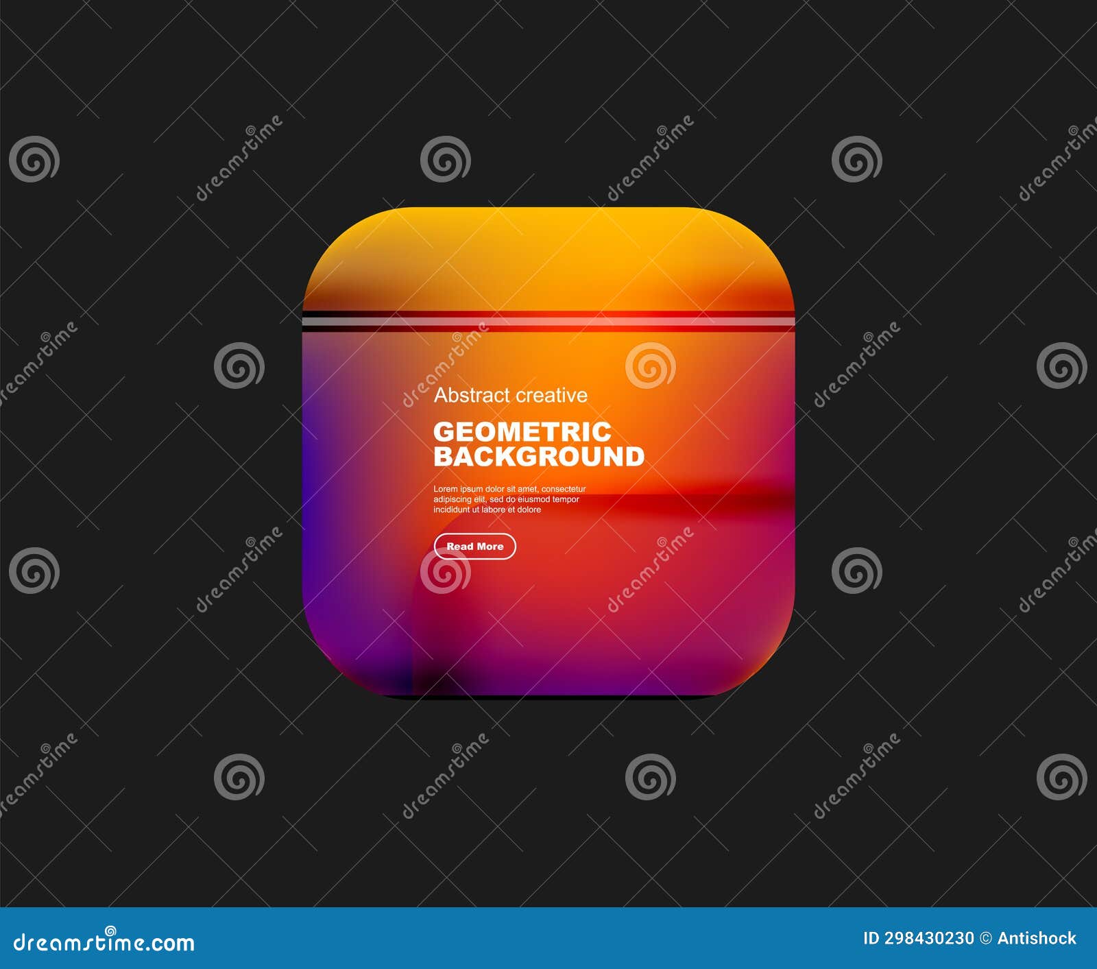 Vector Creative Abstract Background Design Stock Vector - Illustration ...