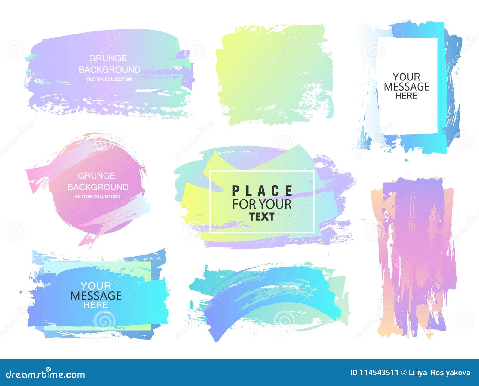 Vector Creative Background Design. Box for Text, Information.Hand Drawn ...