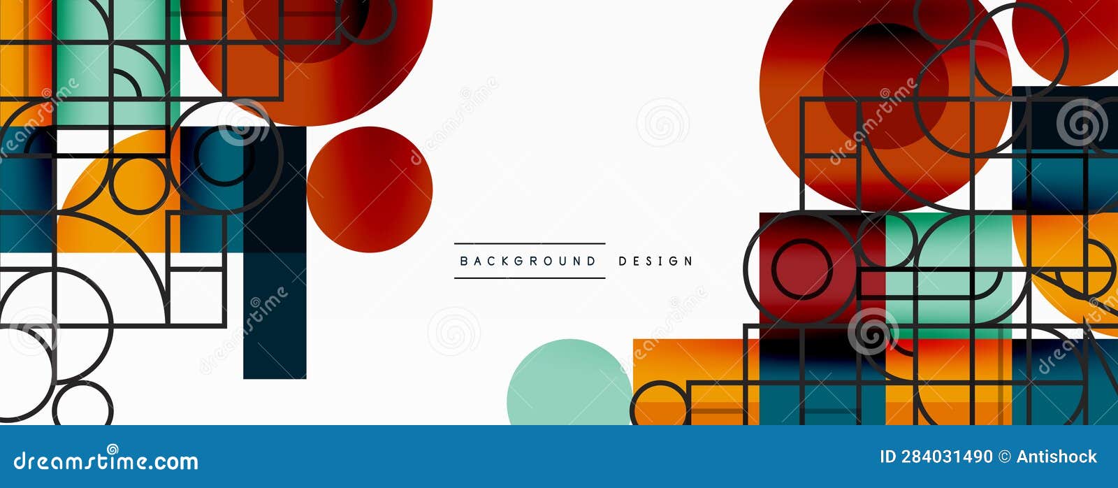 Vector Creative Geometric Abstract Background Stock Vector - Illustration of decoration ...