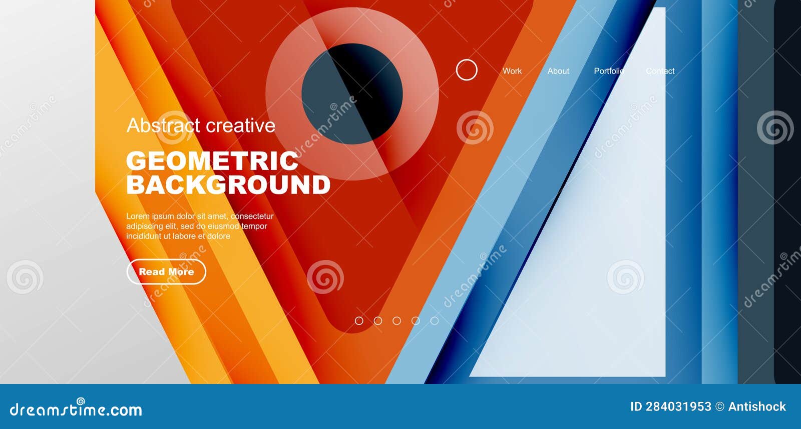 Vector Creative Geometric Abstract Background Stock Vector - Illustration of circle, line: 284031953