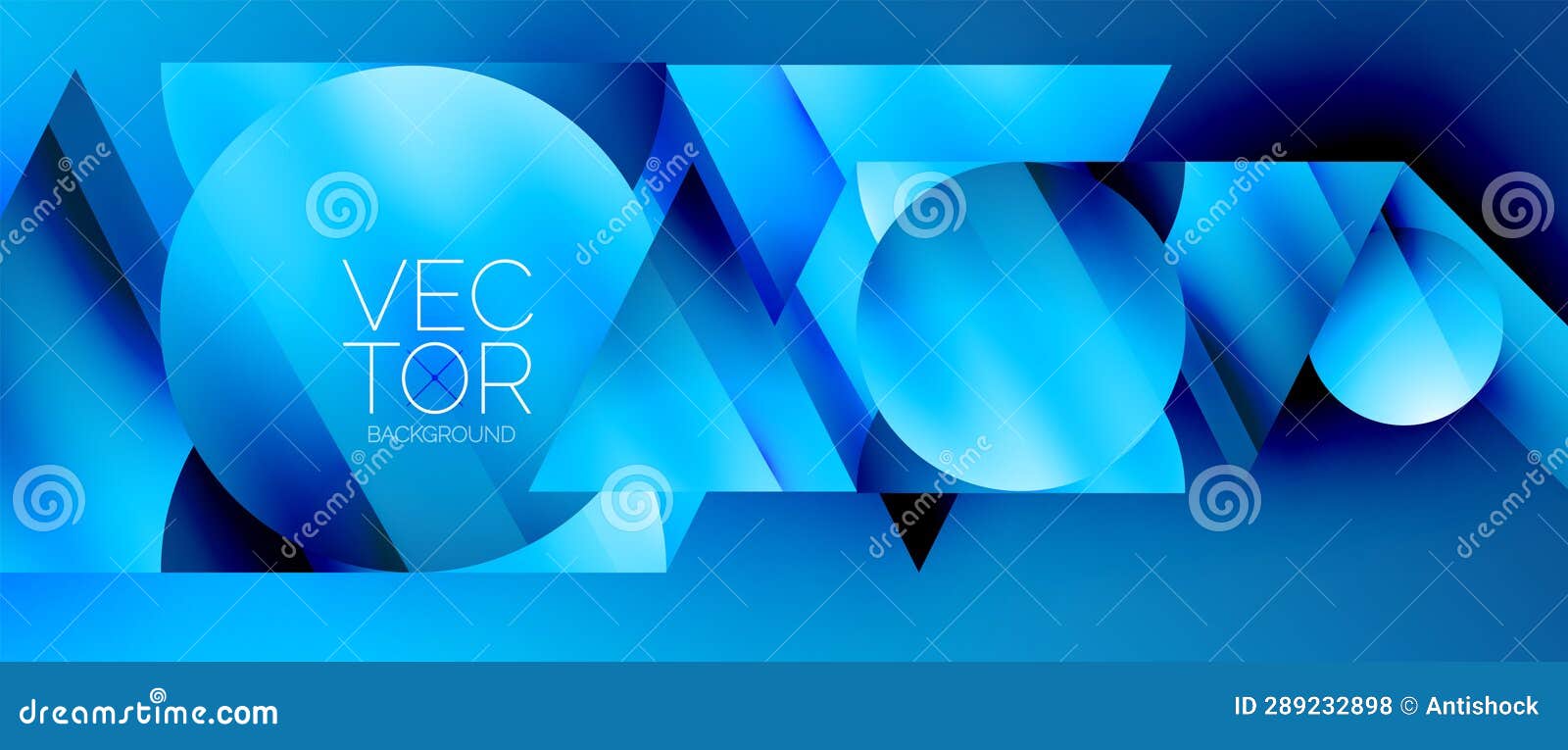 Vector Creative Geometric Background Design with Abstract Shapes Stock ...