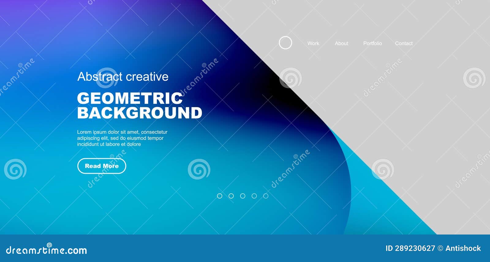 Vector Creative Geometric Background Design with Abstract Shapes Stock Illustration ...