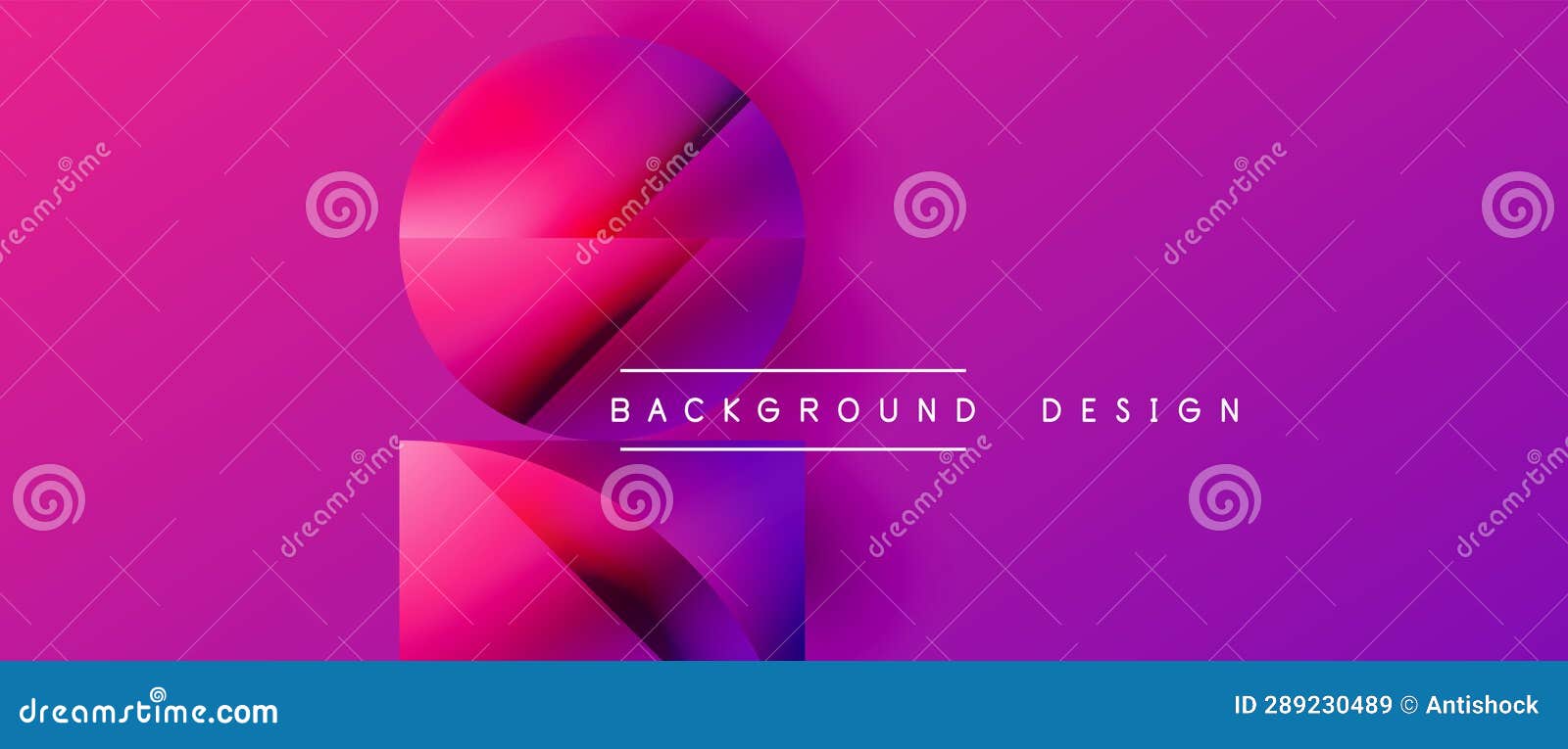Vector Creative Geometric Background Design with Abstract Shapes Stock ...