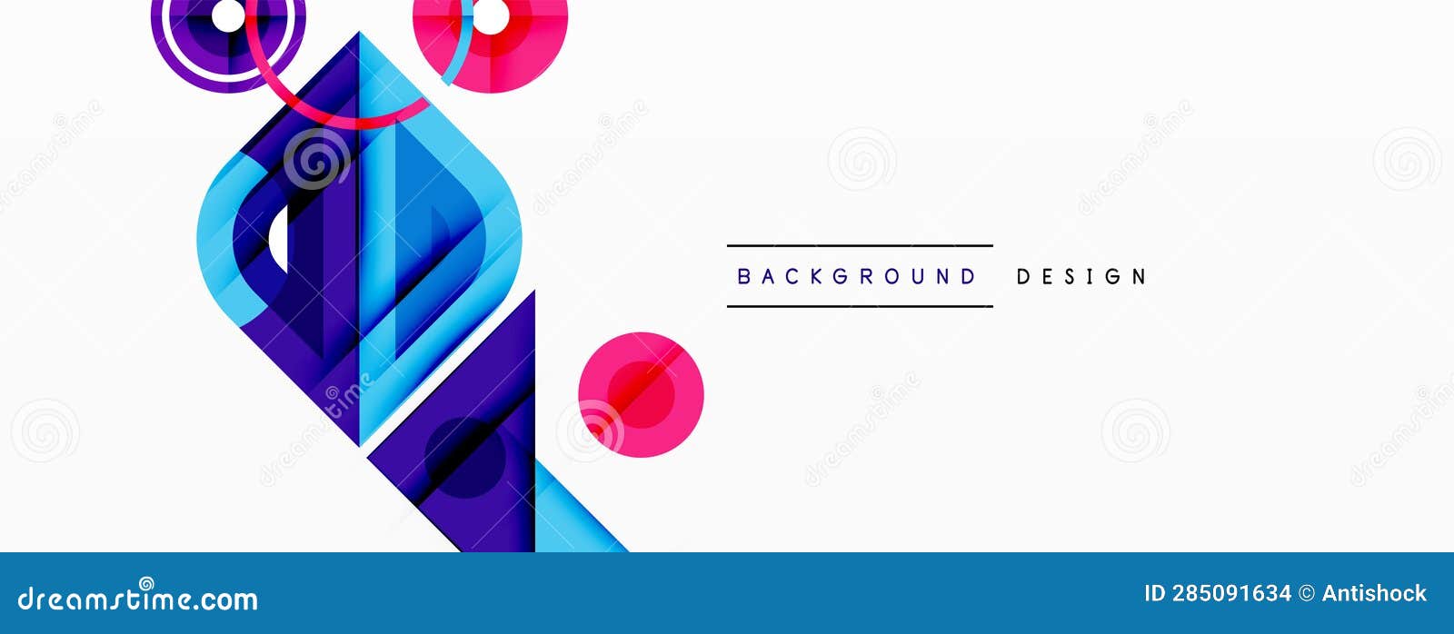 Vector Creative Geometric Background Design Stock Vector - Illustration ...