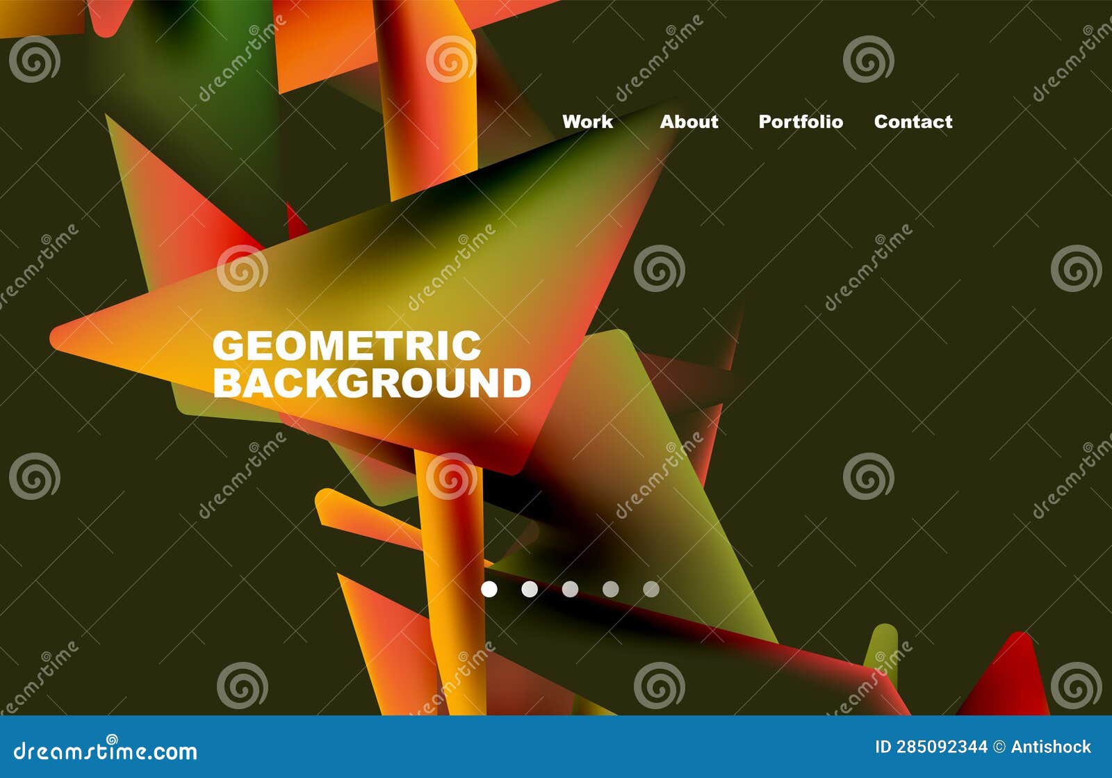 Vector Creative Geometric Background Design Stock Illustration ...