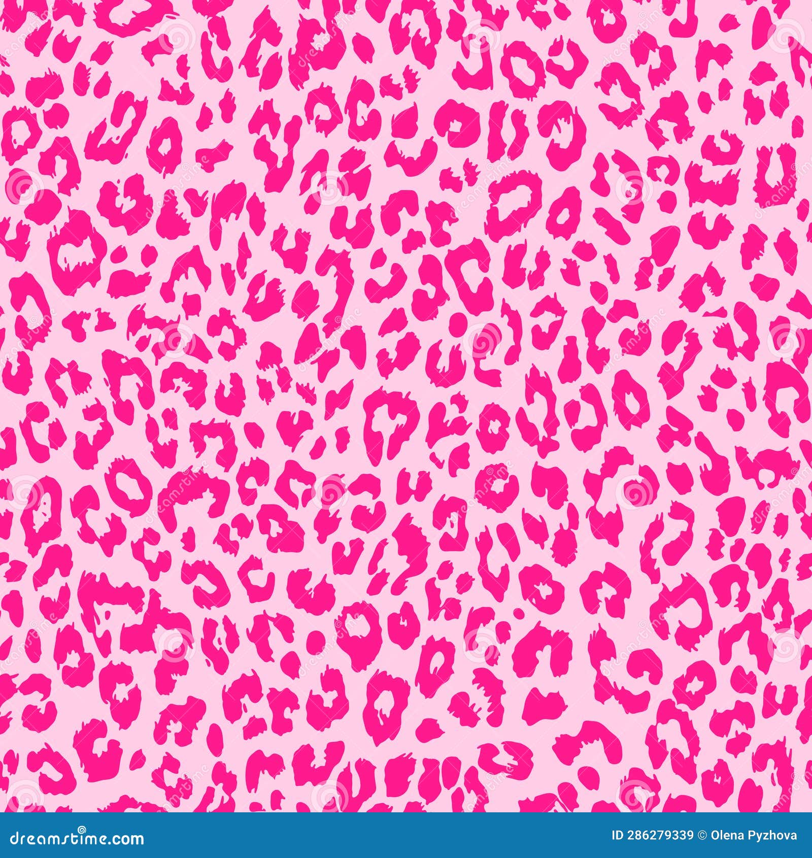 Vector Creative Leopard Seamless Pattern Design in Pink Color. Stock ... Vector Creative Leopard Seamless Pattern Design in Pink Color. Stock ...