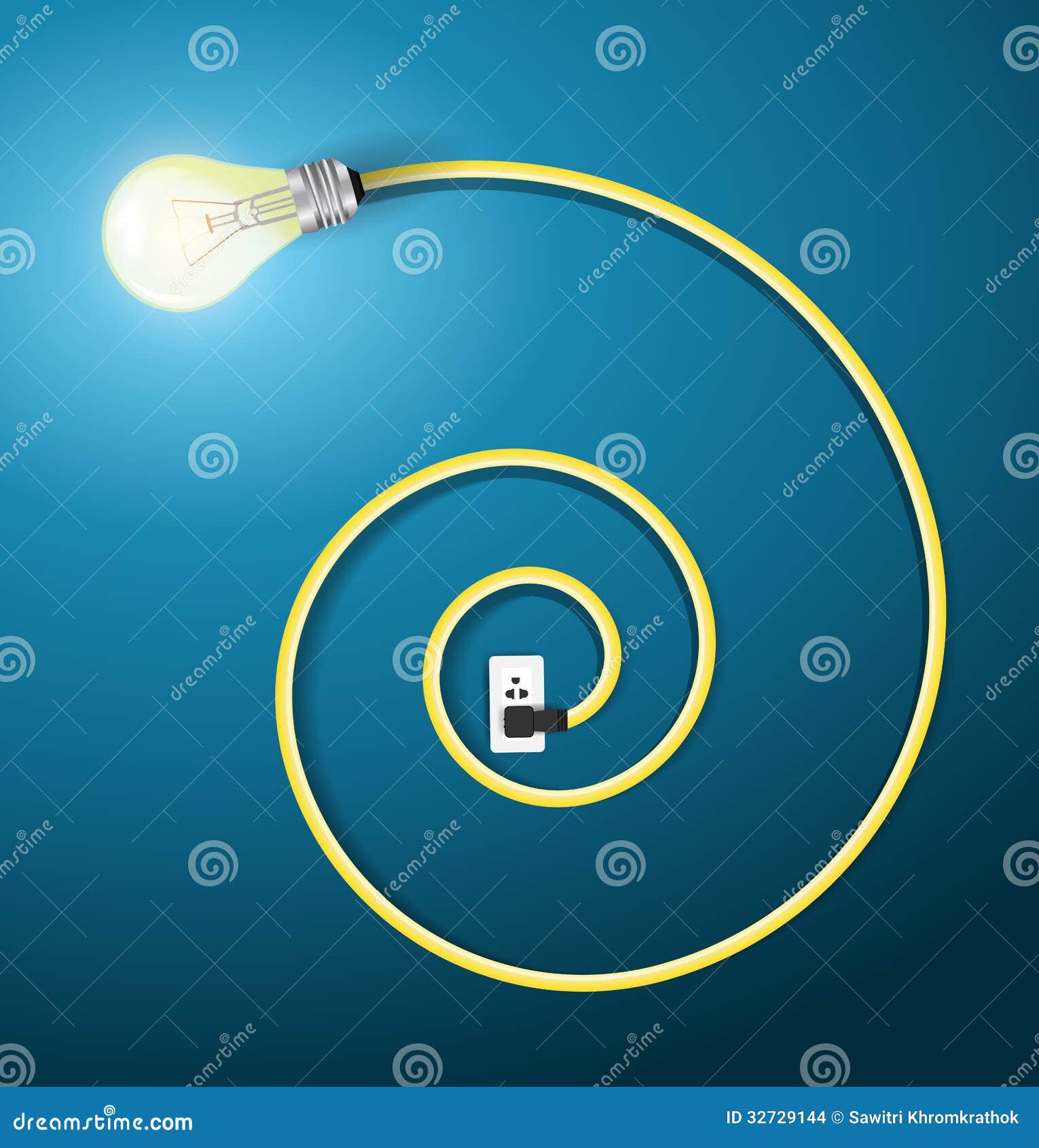 Vector Creative Light Bulb Modern Design Template Stock Vector ...